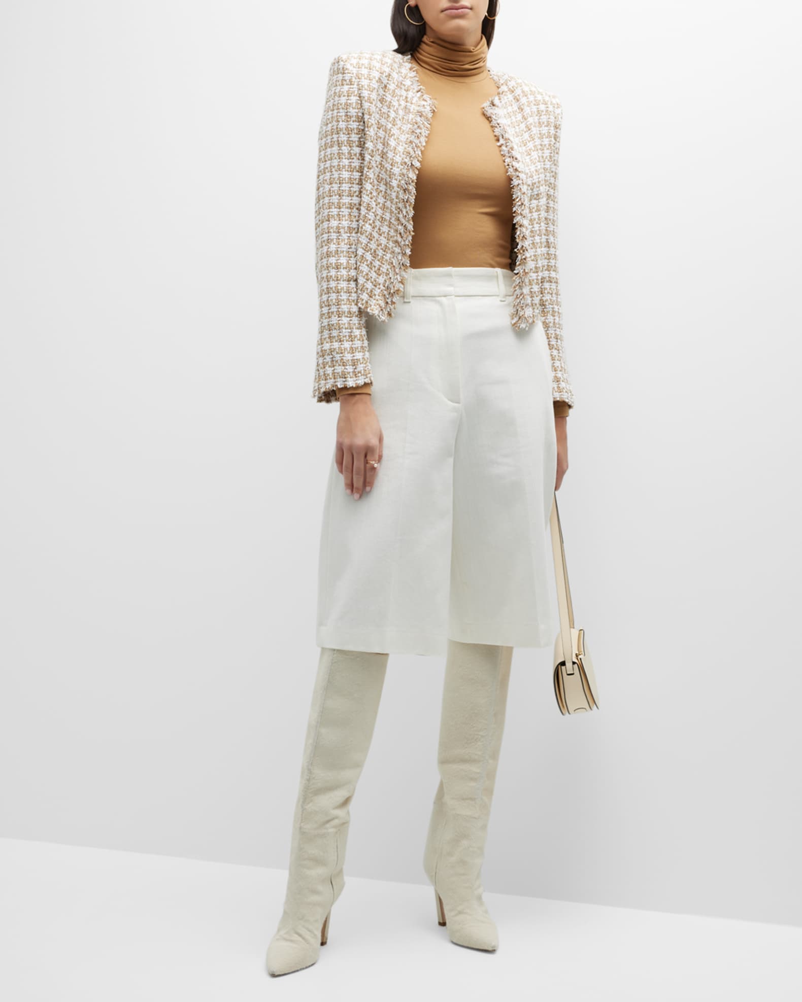 Iro Giovanna Cropped Houndstooth Jacket | Neiman Marcus