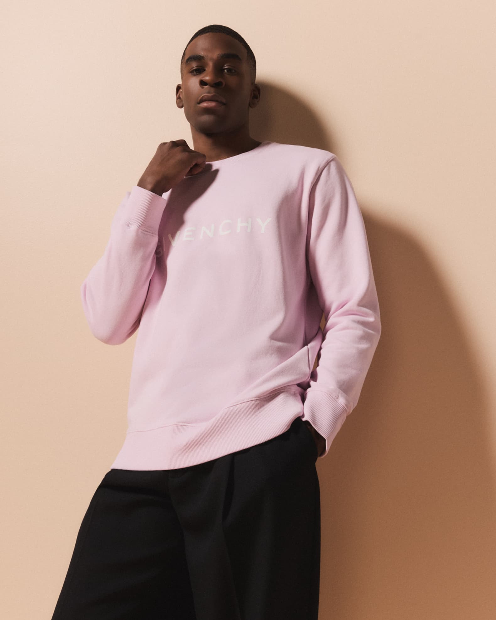 Givenchy Men's Terry Classic Logo Sweatshirt | Neiman Marcus