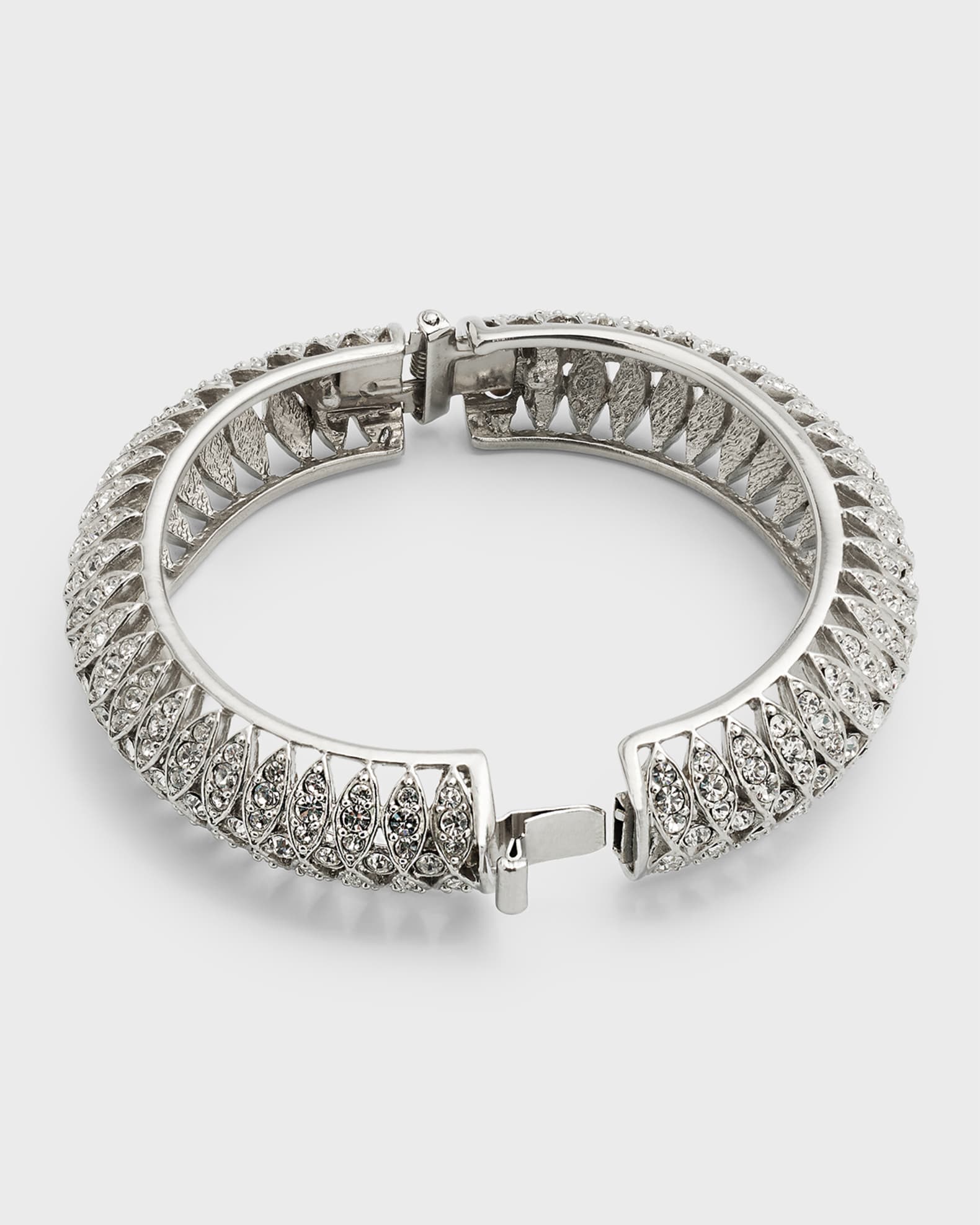 Kenneth Jay Lane Crystal Pave Bangle Bracelet | Neiman Marcus