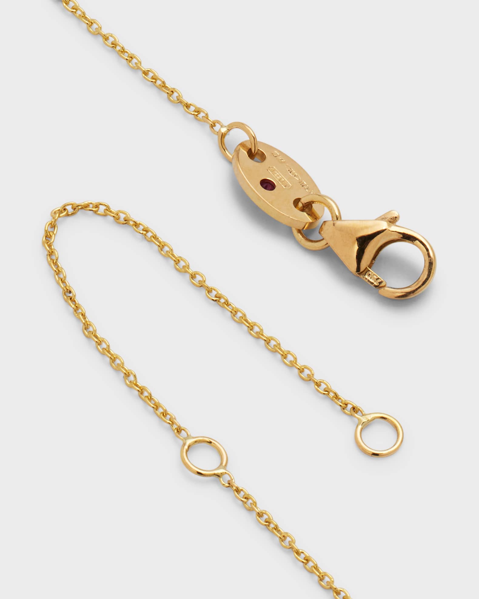 Roberto Coin 18K Yellow Gold 5-Station Emerald Necklace | Neiman Marcus