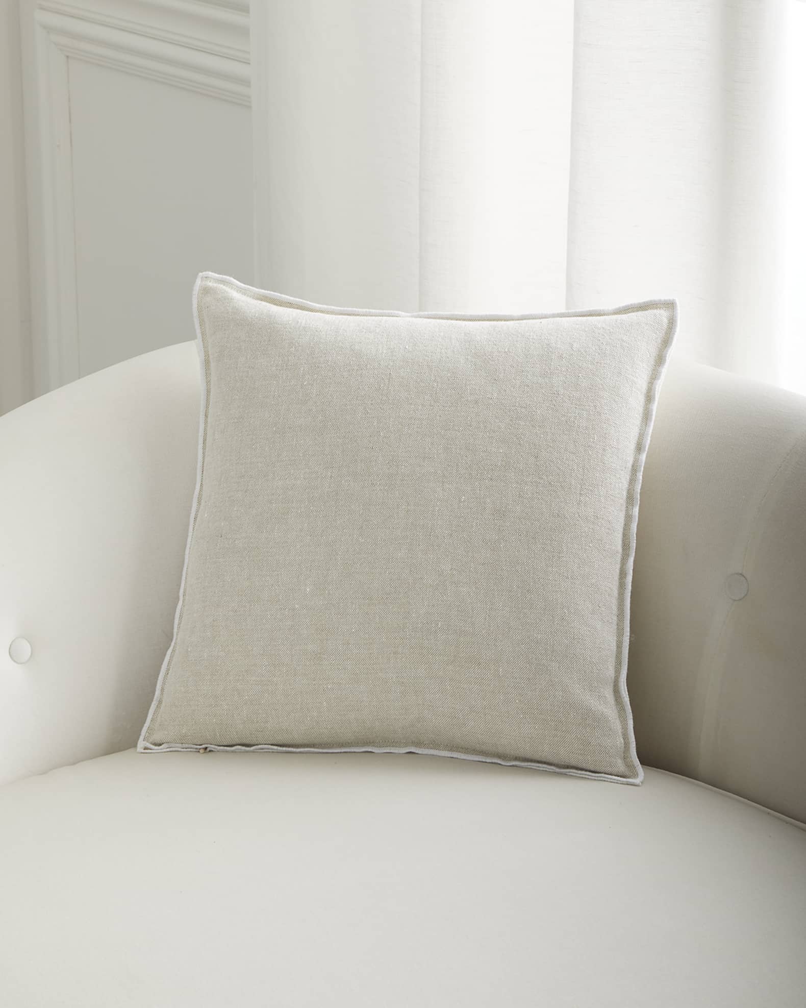 Designers Guild Brera Lino Pillow | Neiman Marcus