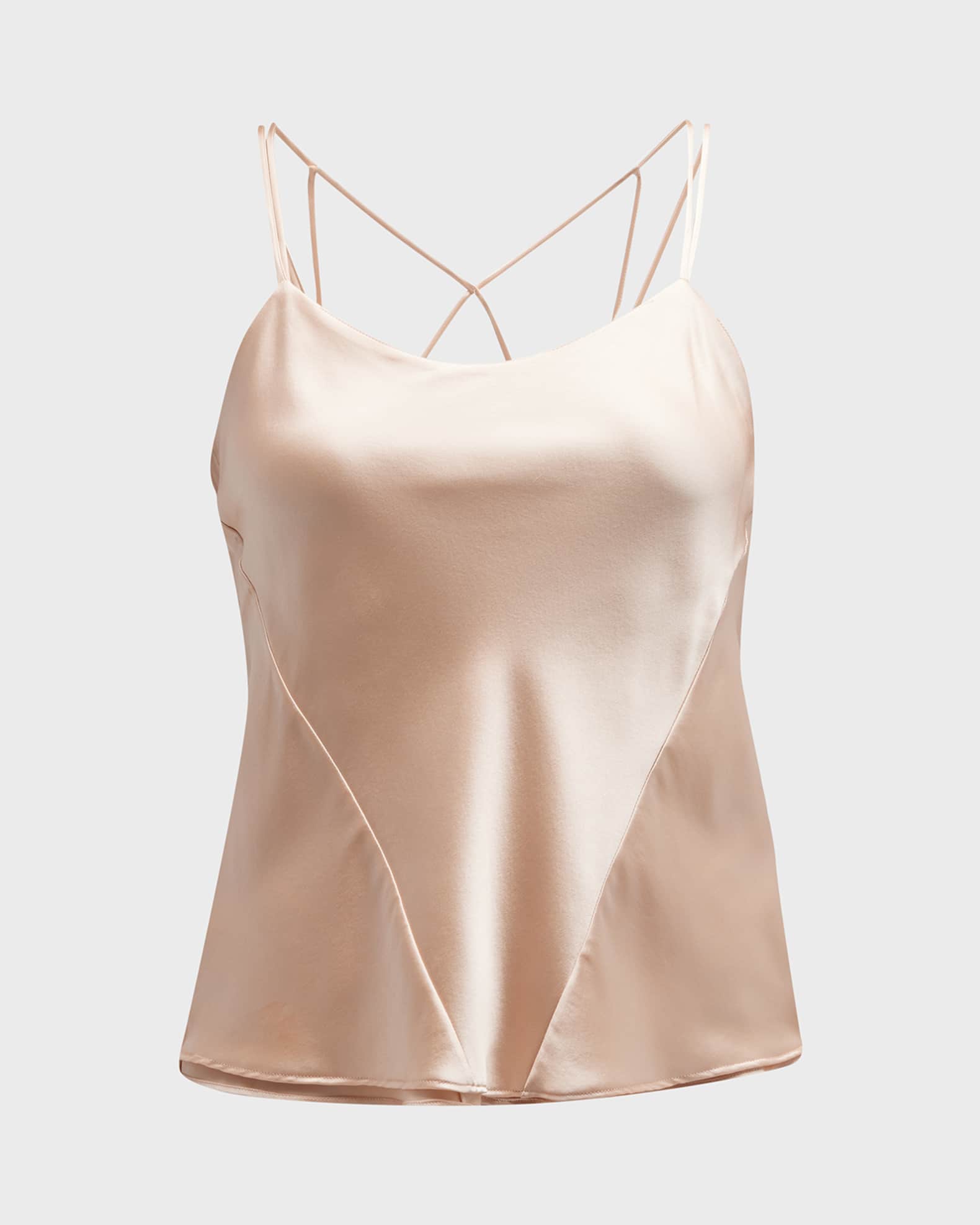 Kiki De Montparnasse Cage Strappy Silk Cami | Neiman Marcus