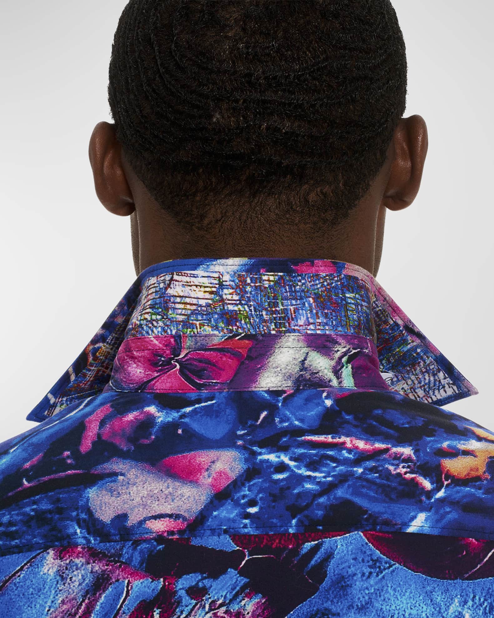 Robert Graham Men's Quasar Cotton-Stretch Sport Shirt | Neiman Marcus