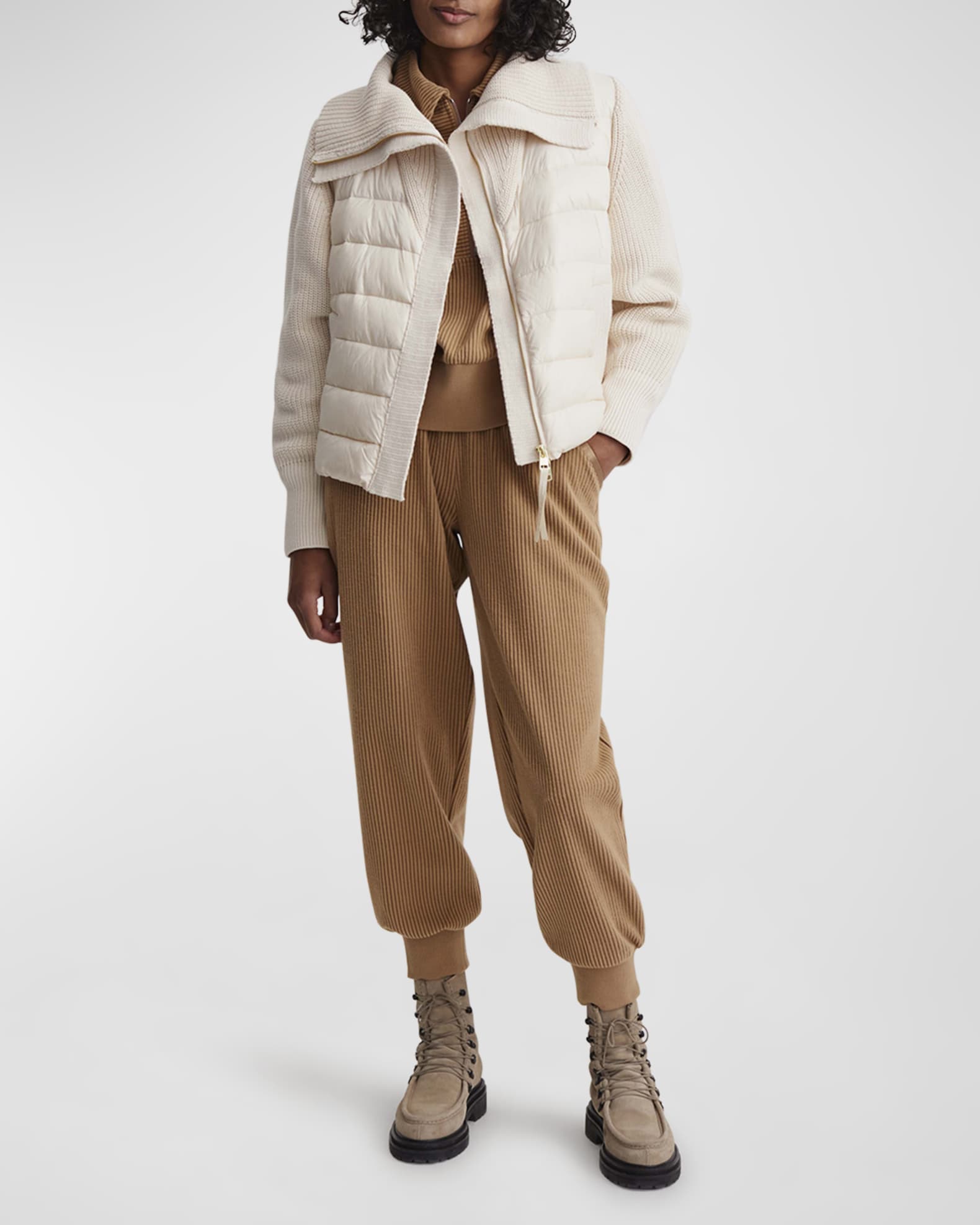 Varley Montrose Combo Puffer Jacket | Neiman Marcus