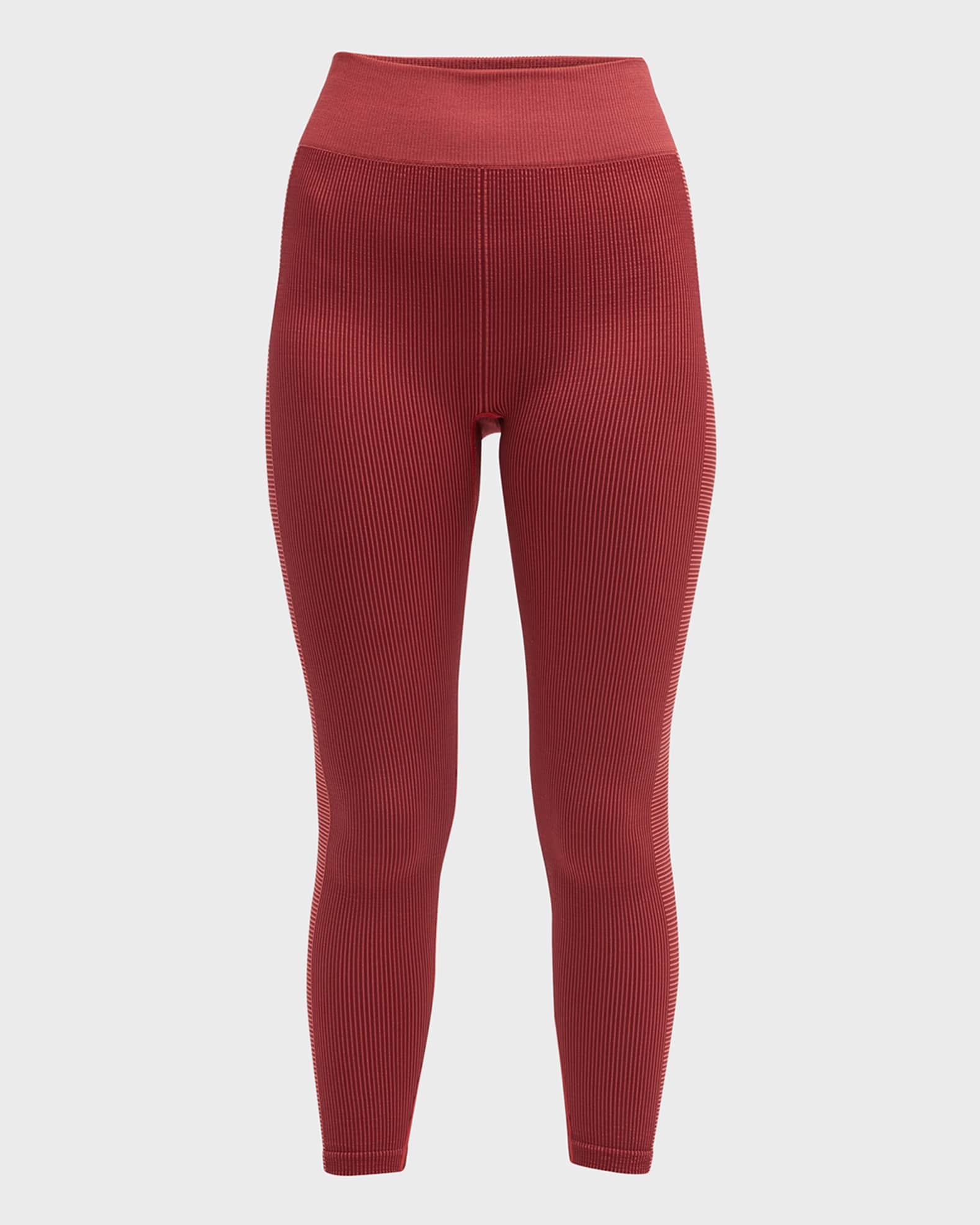 The Upside Ribbed Seamless Midi Pants | Neiman Marcus