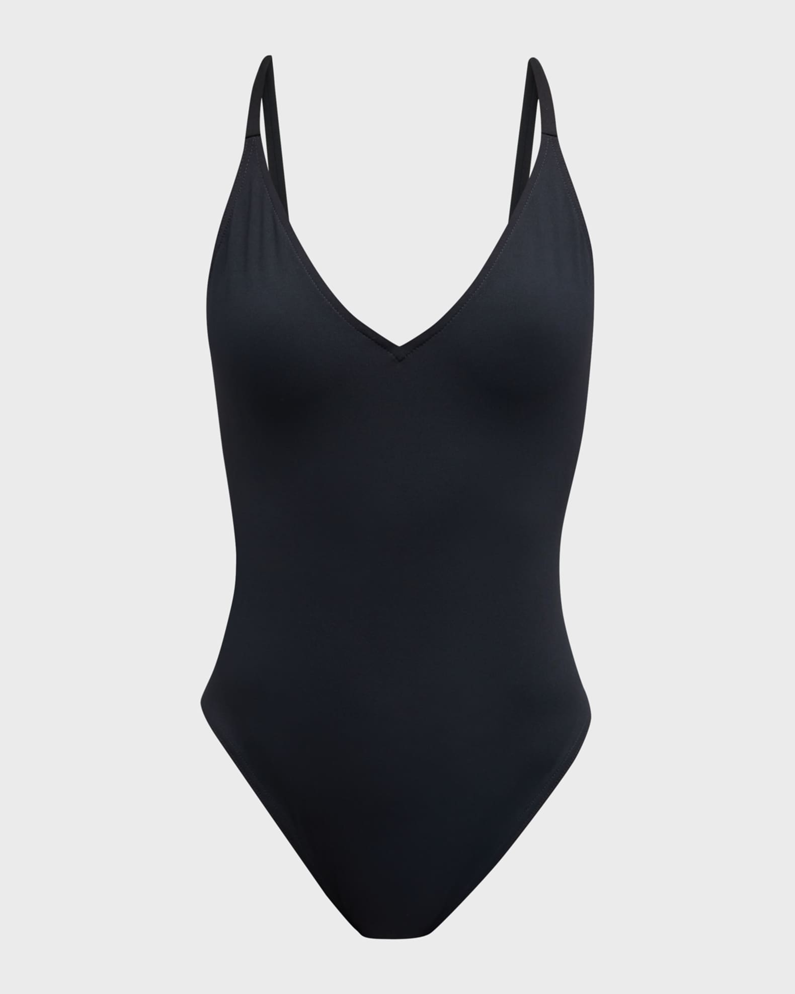 Shan Charlie Solid One-Piece Swimsuit | Neiman Marcus