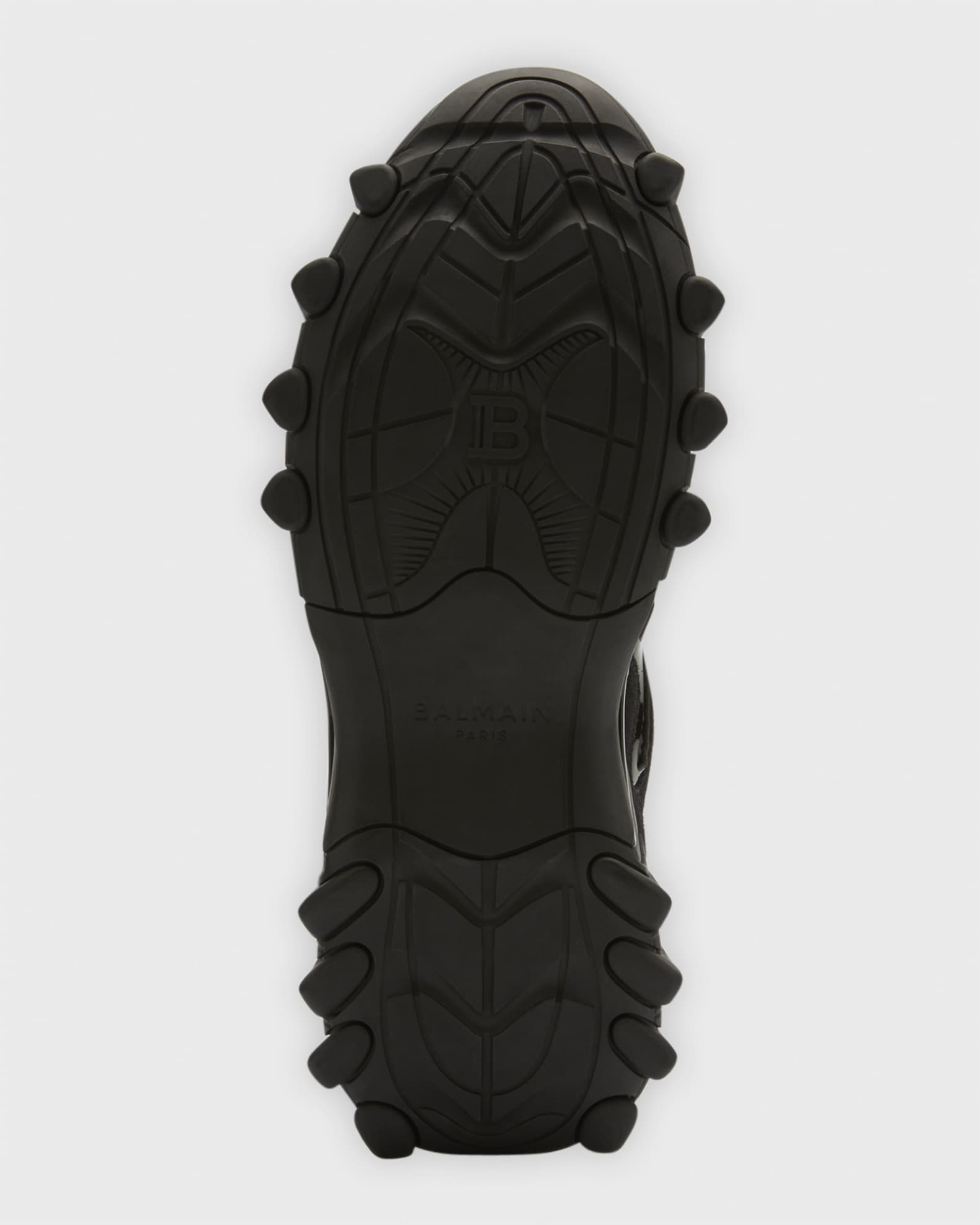 Balmain Men's B-East Mesh and Suede Trainers | Neiman Marcus