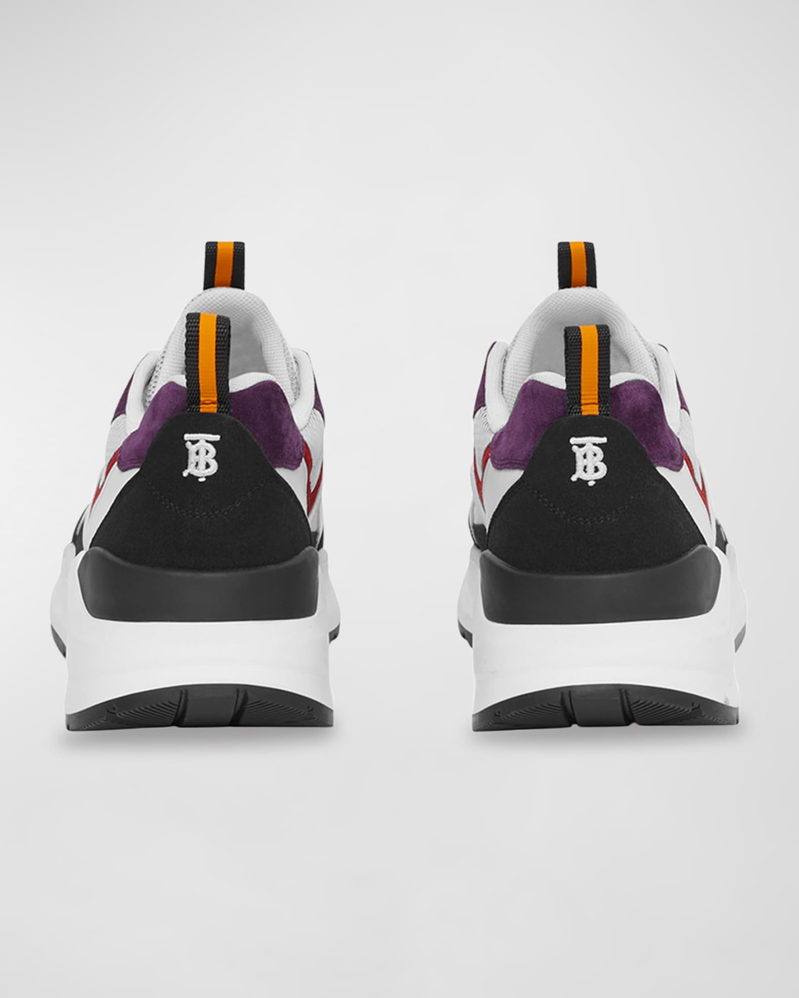 Burberry Men's Logo Mesh Runner Sneakers | Neiman Marcus