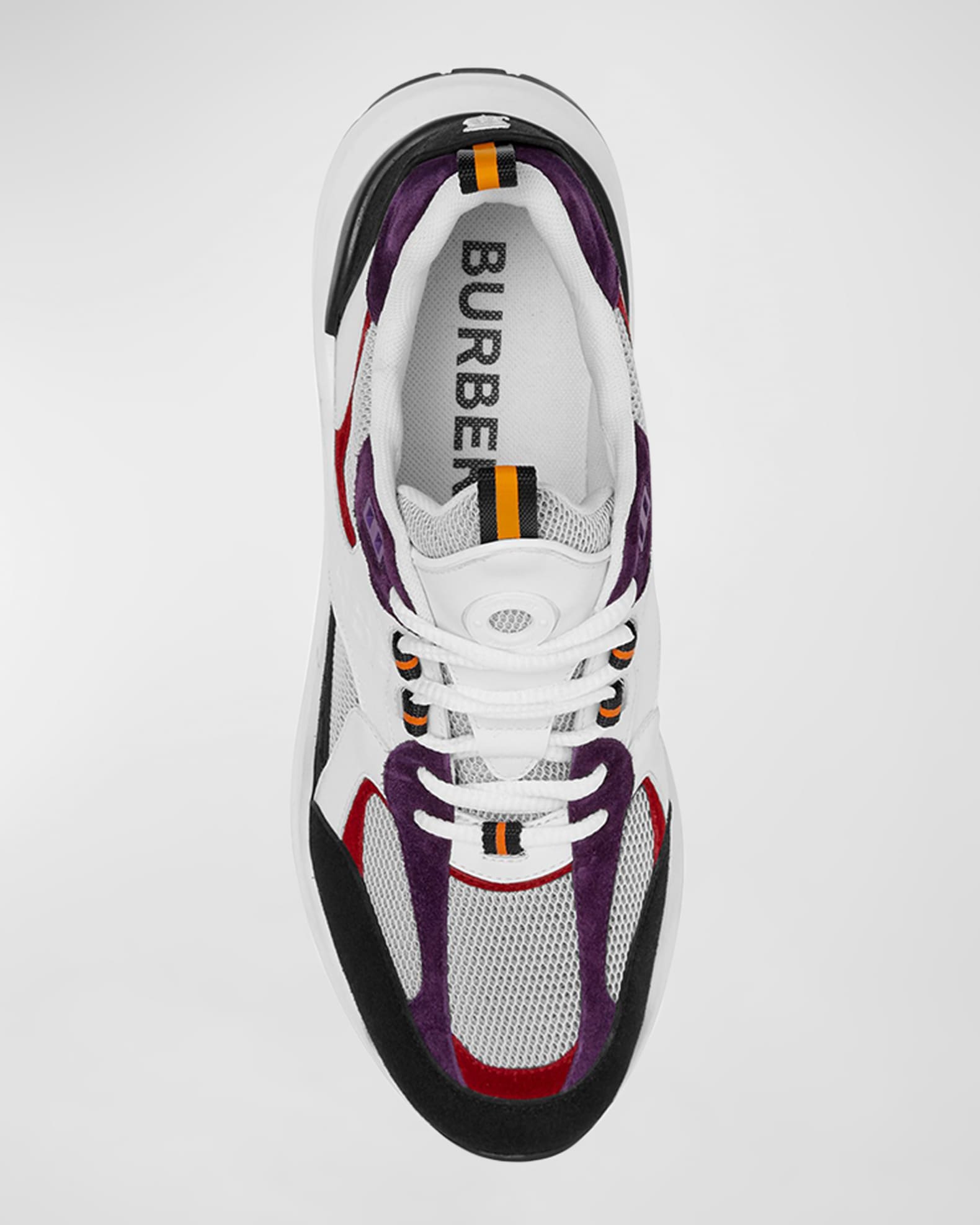 Burberry Men's Logo Mesh Runner Sneakers | Neiman Marcus