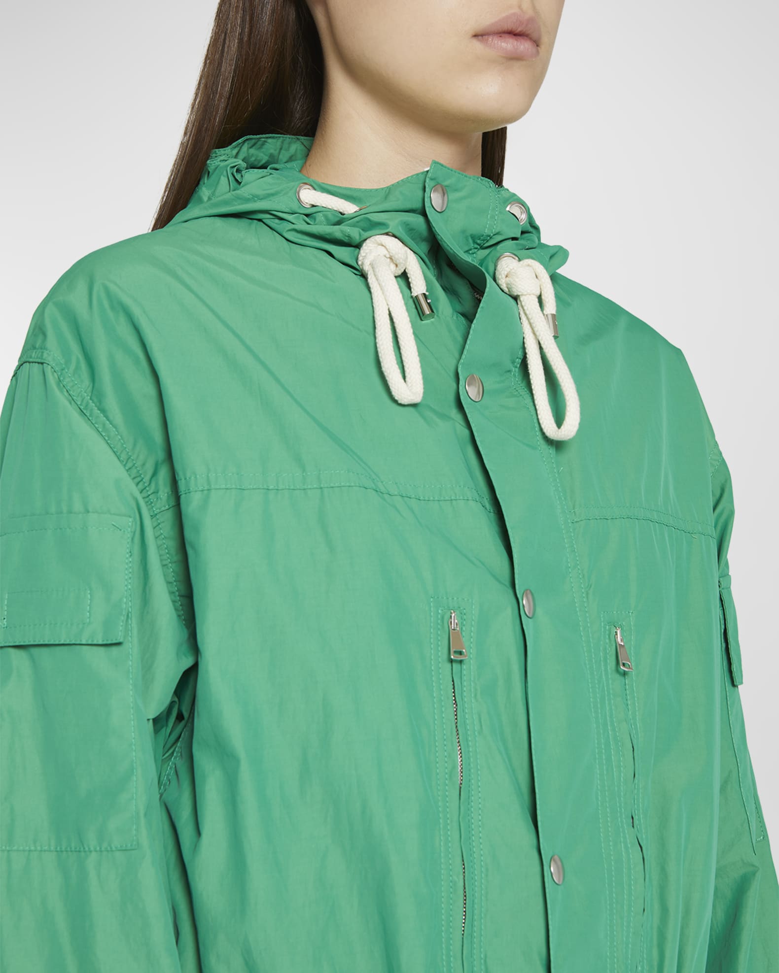 Plan C Hooded Rain Jacket | Neiman Marcus