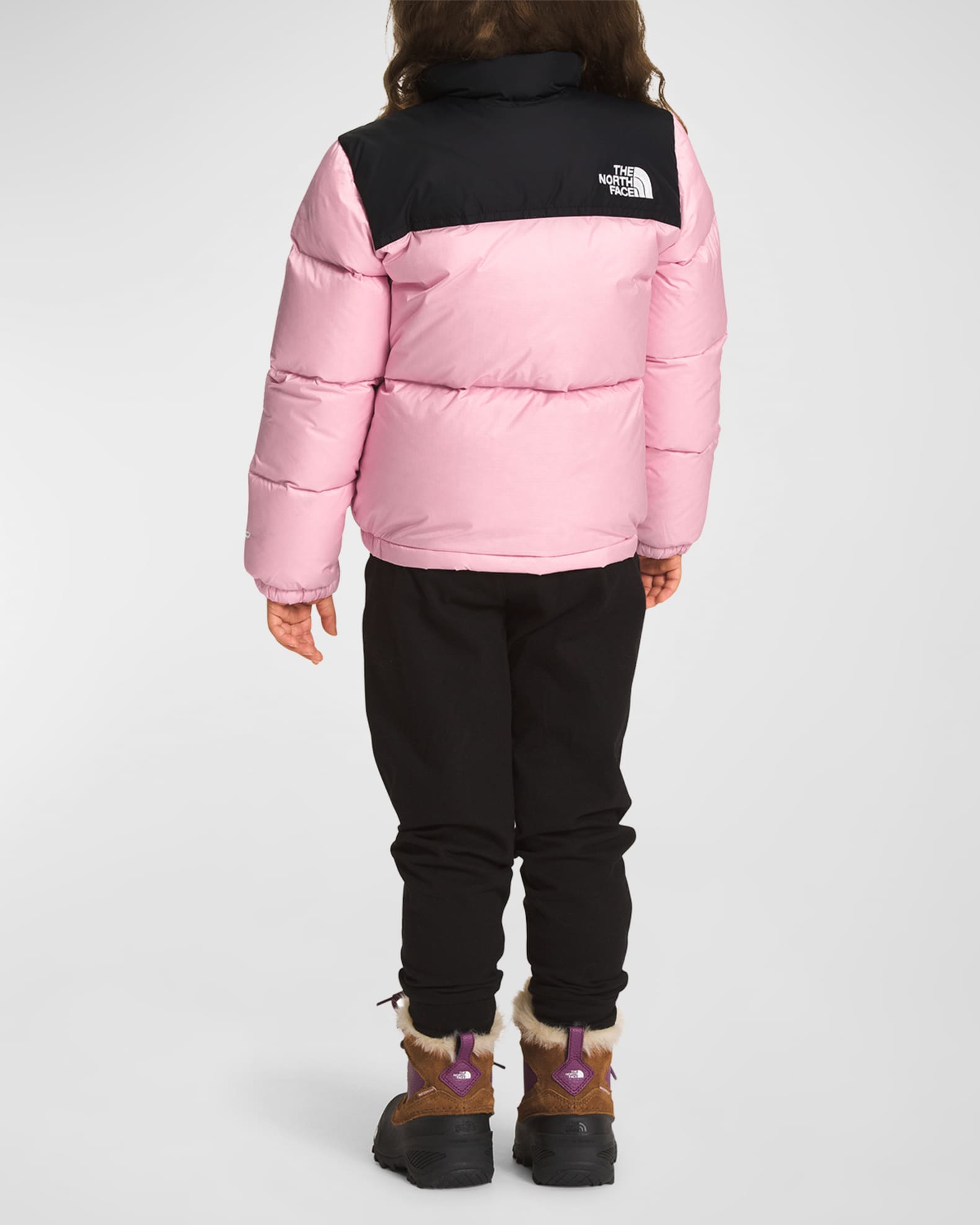 The North Face Girl's Nuptse Retro Colorblock Jacket, Size 2-4 | Neiman ...