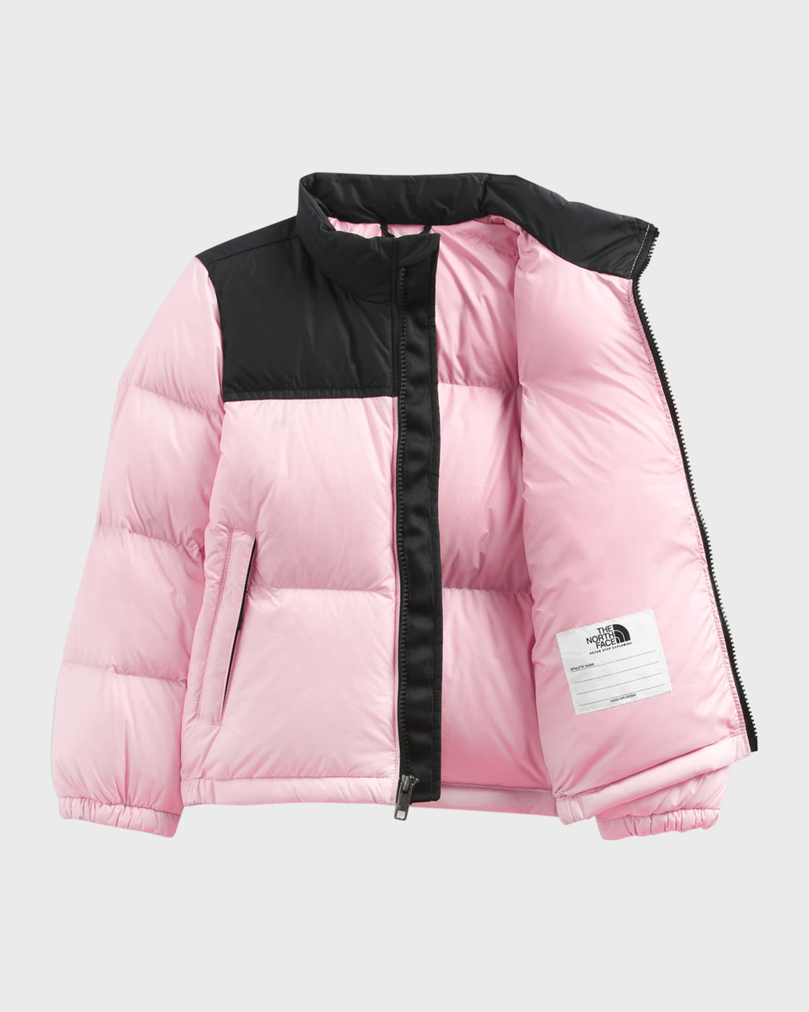 The North Face Girl's Nuptse Retro Colorblock Jacket, Size 2-4 | Neiman ...