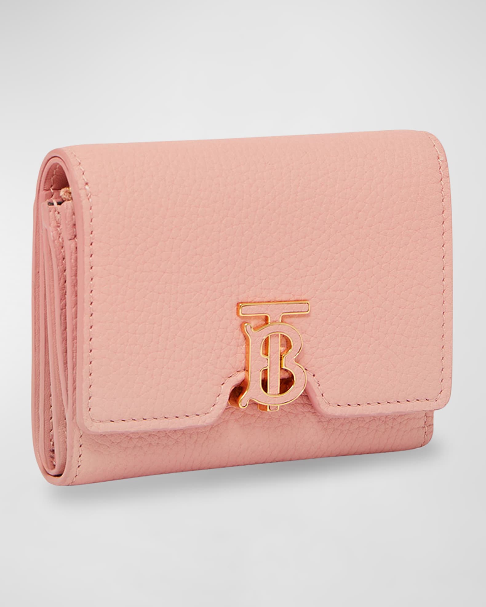Burberry TB Compact Leather Wallet | Neiman Marcus