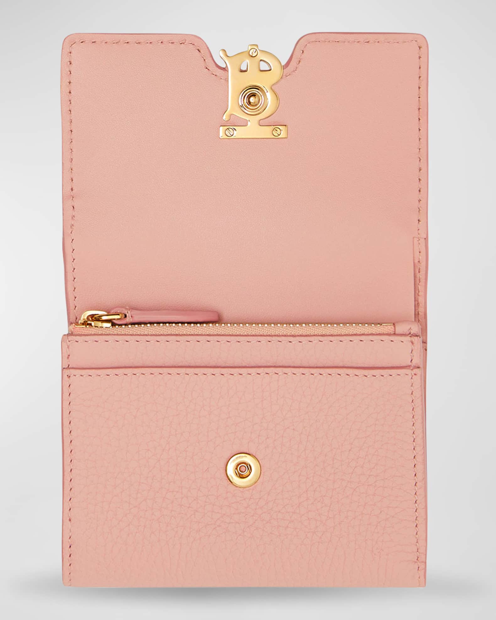 Burberry TB Compact Leather Wallet | Neiman Marcus