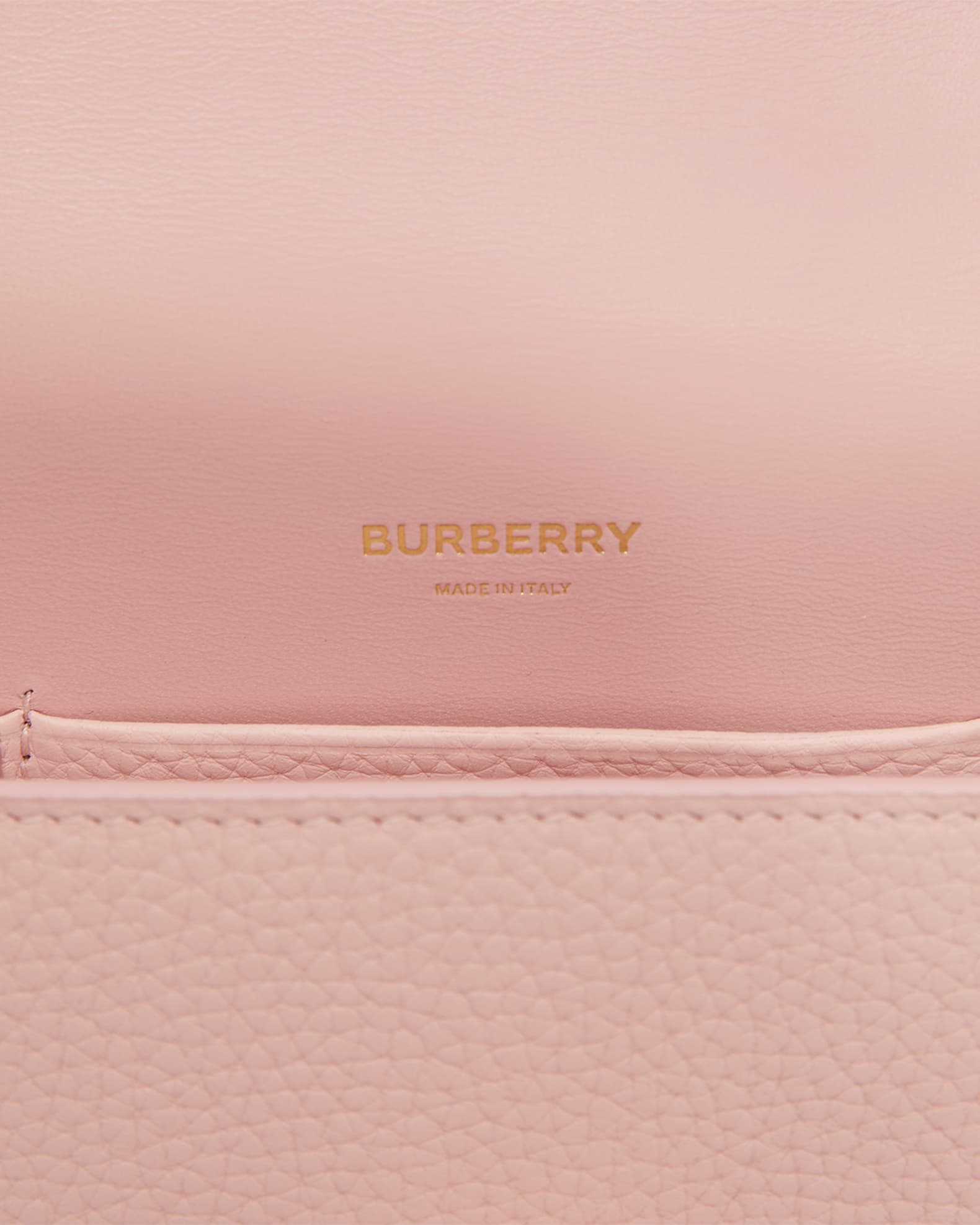 Burberry TB Elongated Grainy Leather Crossbody Bag | Neiman Marcus