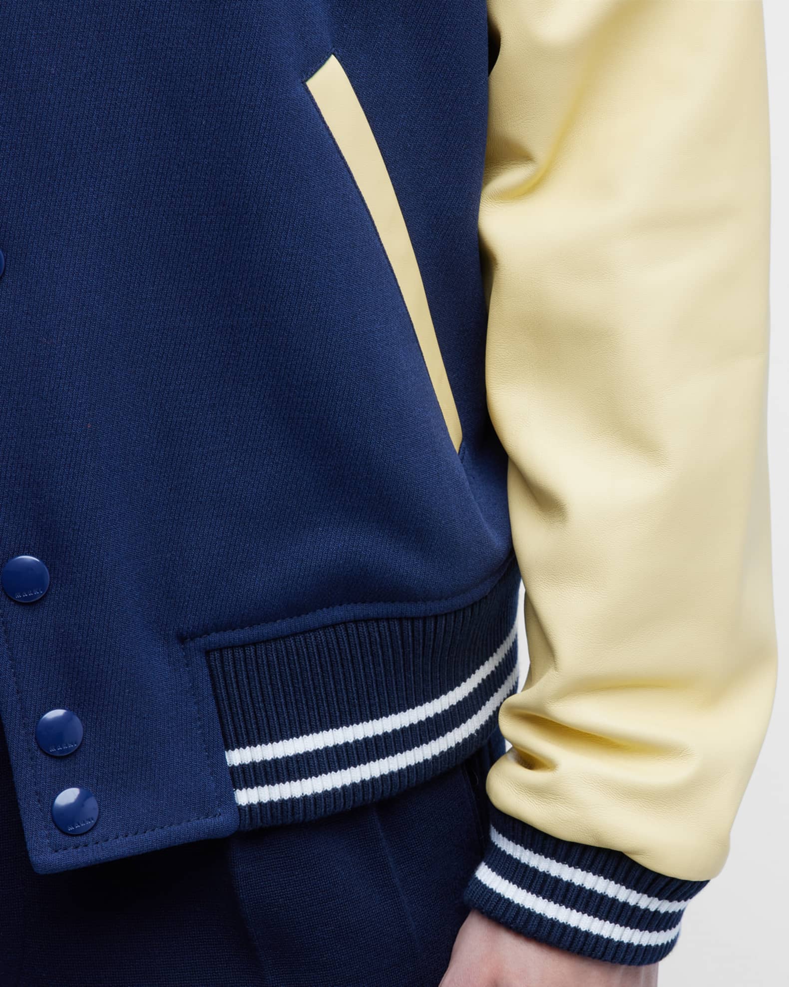 Marni Men's Bicolor Varsity Jacket | Neiman Marcus