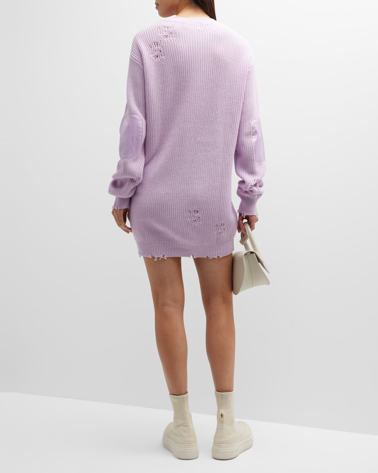 SER.O.YA Devin Distressed Oversized Sweater | Neiman Marcus