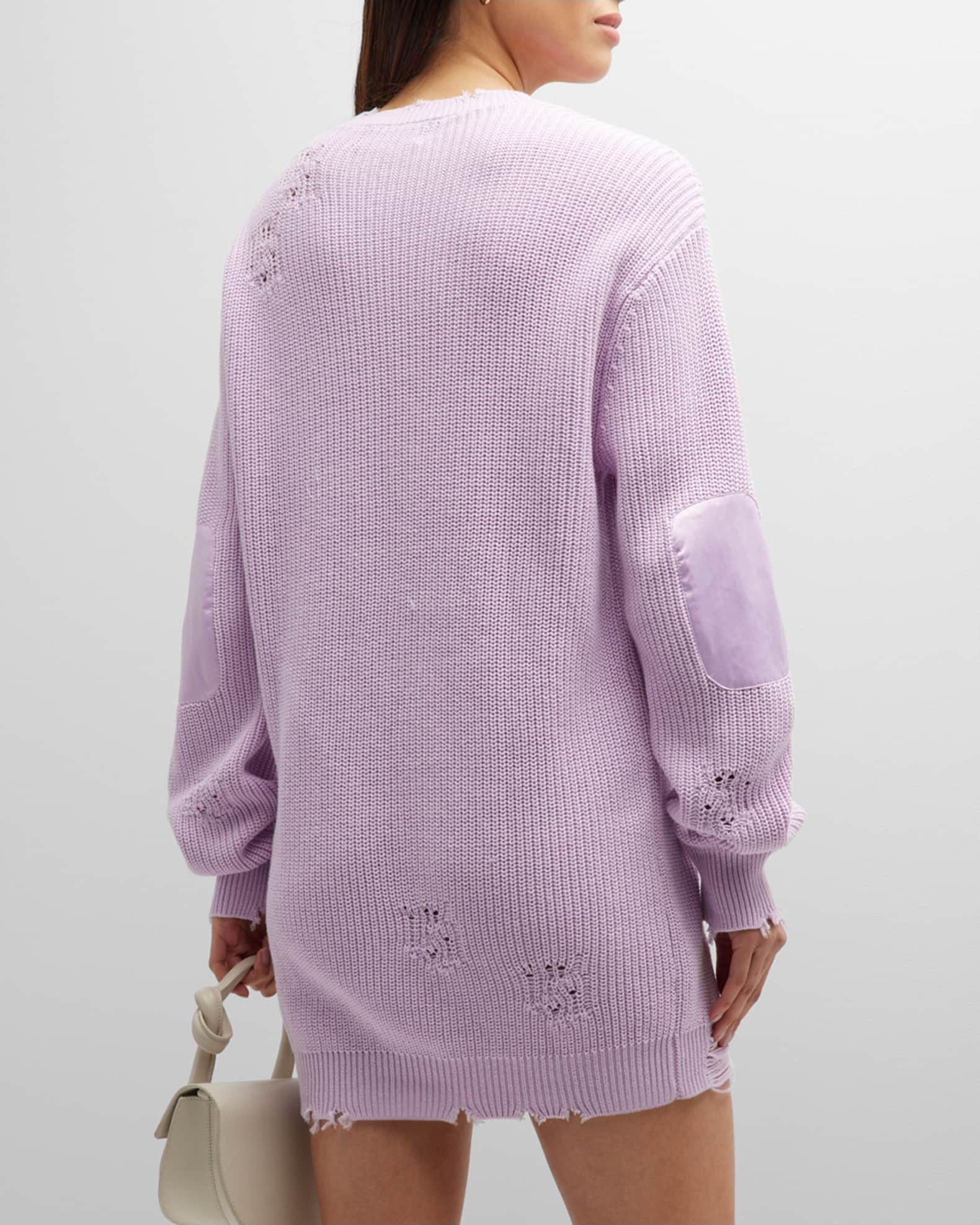 SER.O.YA Devin Distressed Oversized Sweater | Neiman Marcus