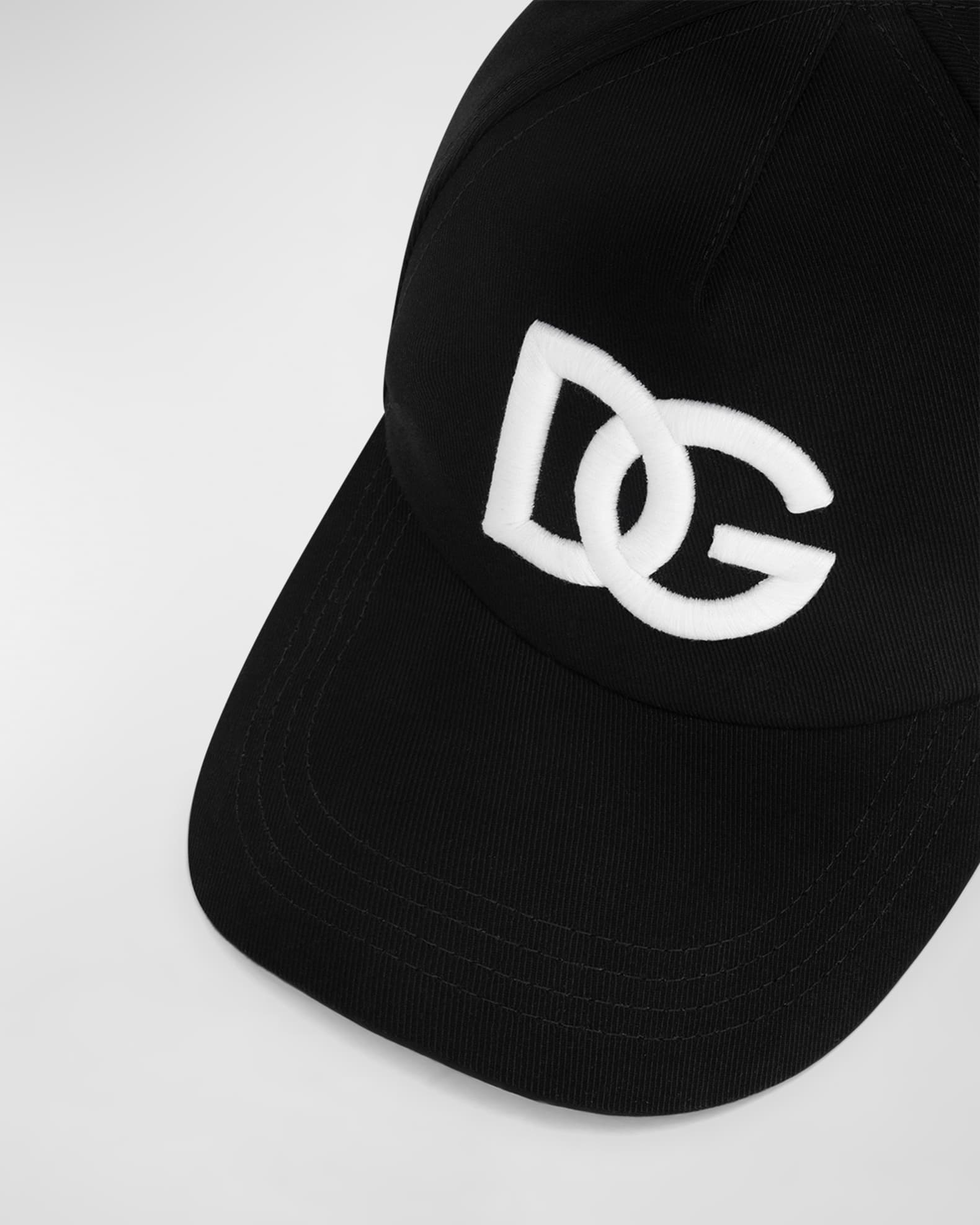 Dolce&Gabbana Men's Embroidered DG-Logo Baseball Cap | Neiman Marcus