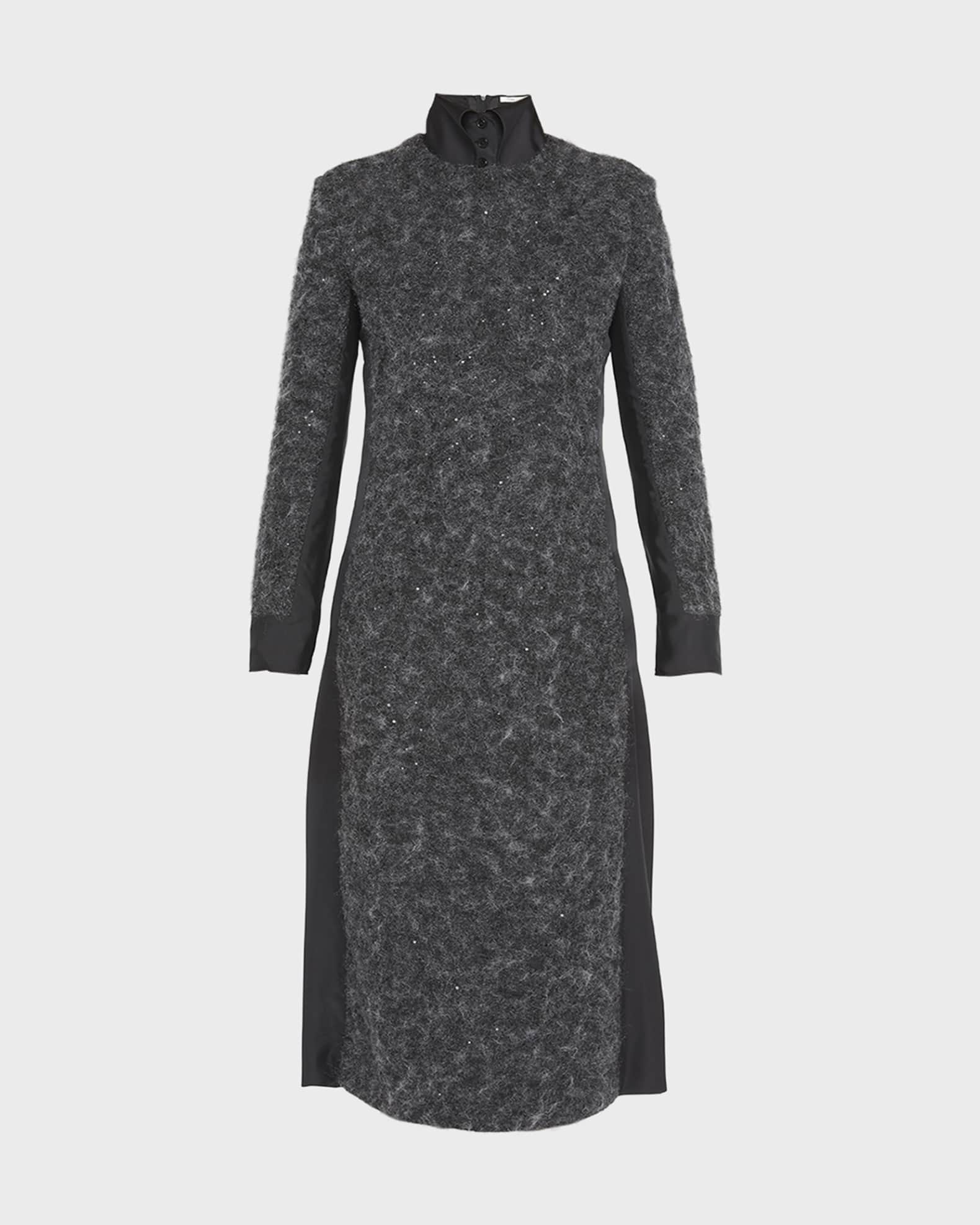 THE ROW Amaranth Paillette Knit Midi Dress | Neiman Marcus