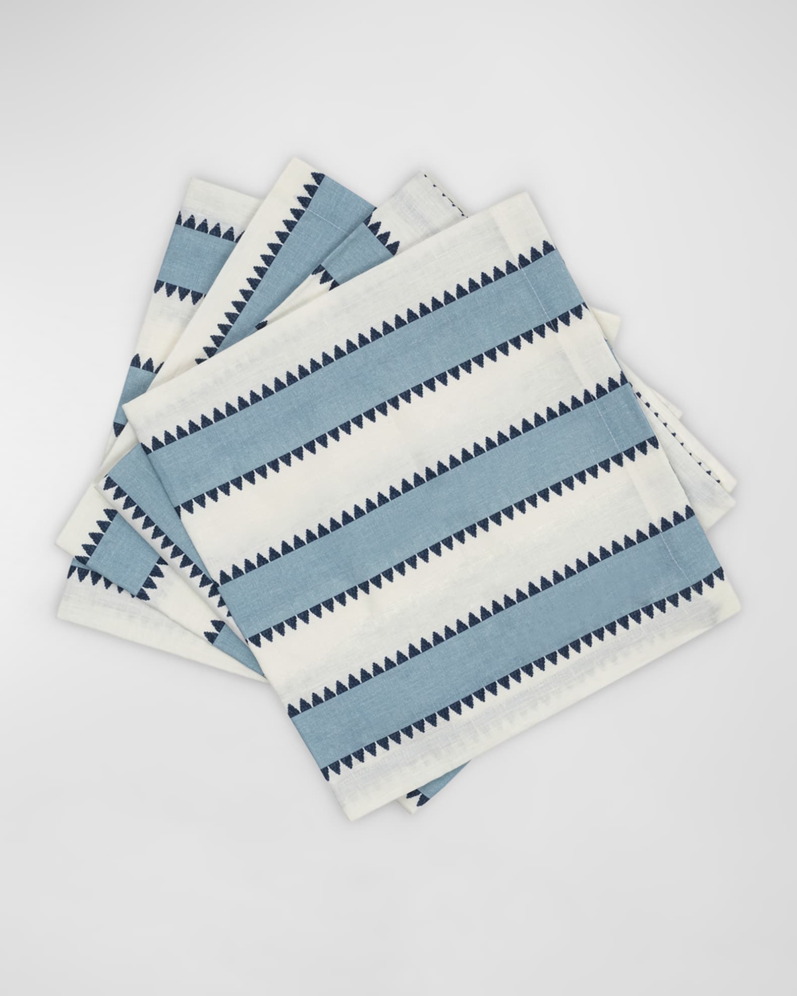 Matouk Schumacher Apollo Stripe Napkins, Set Of 4 | Neiman Marcus