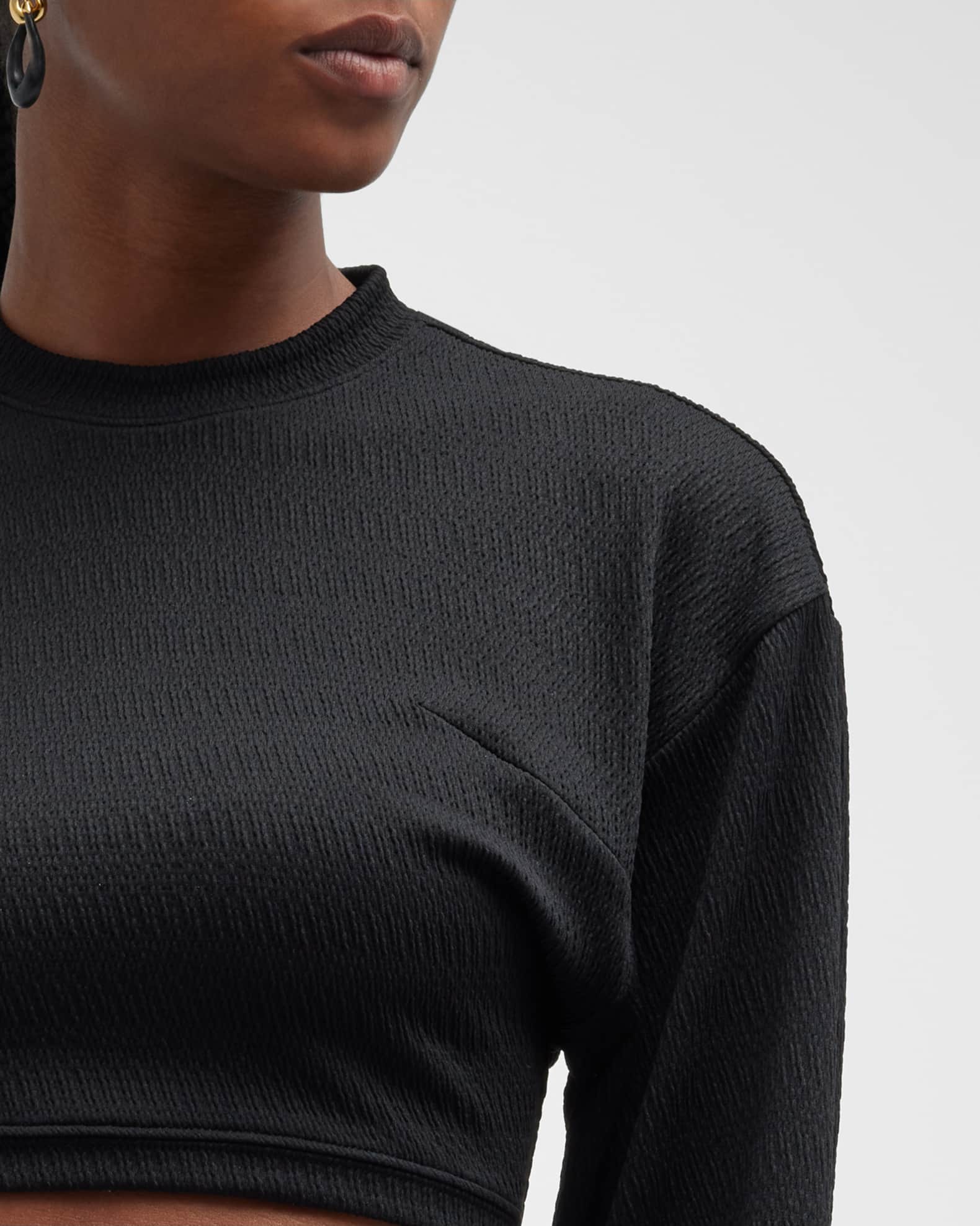 Beach Riot Mesa Cropped Sweatshirt | Neiman Marcus