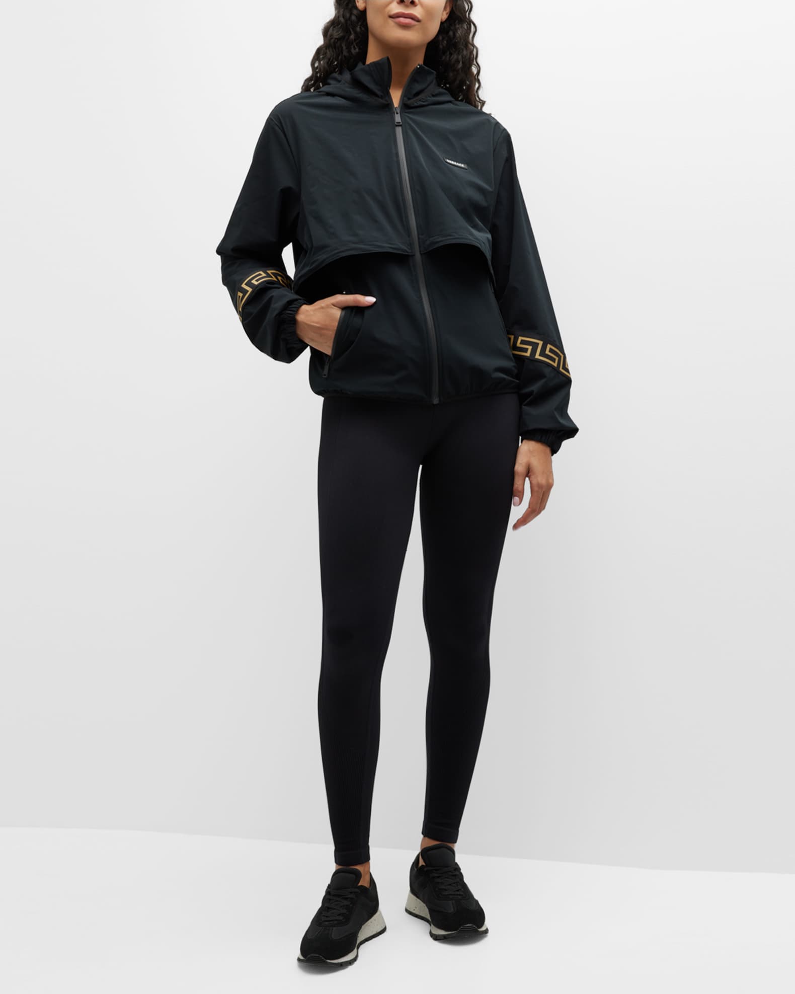 Versace La Greca Track Jacket | Neiman Marcus