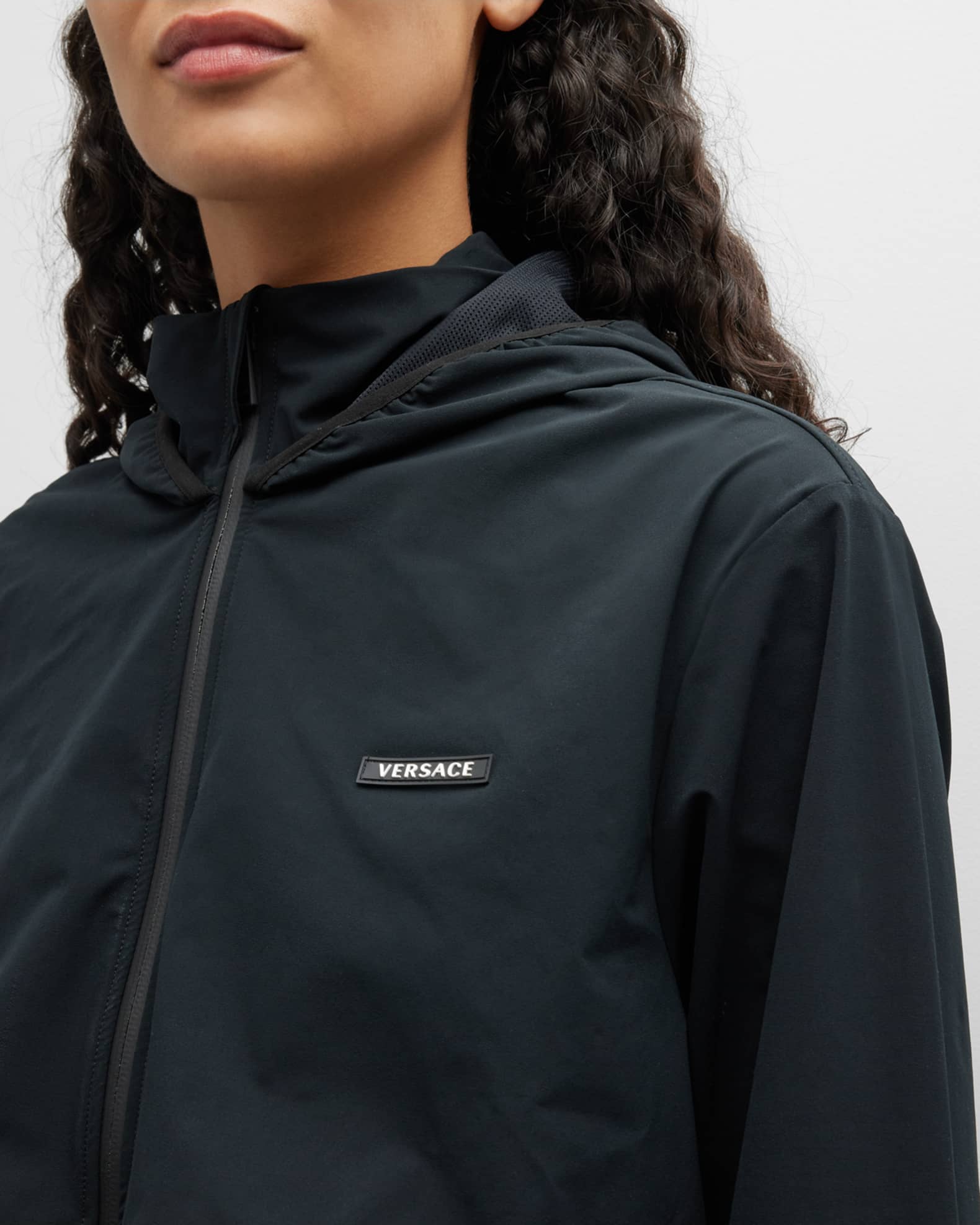 Versace La Greca Track Jacket | Neiman Marcus