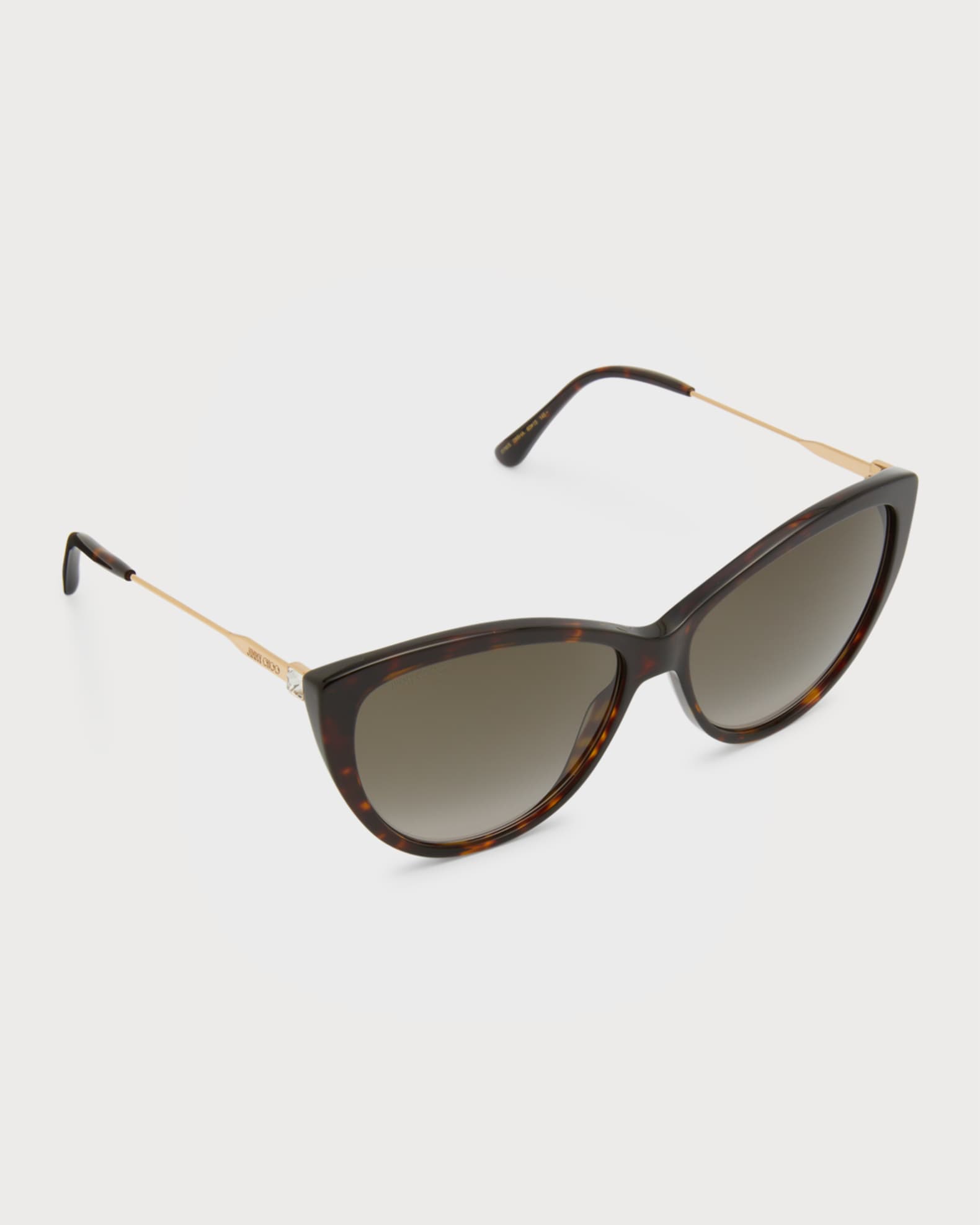 Jimmy Choo Rym Embellished Acetate & Metal Cat-Eye Sunglasses | Neiman Marcus