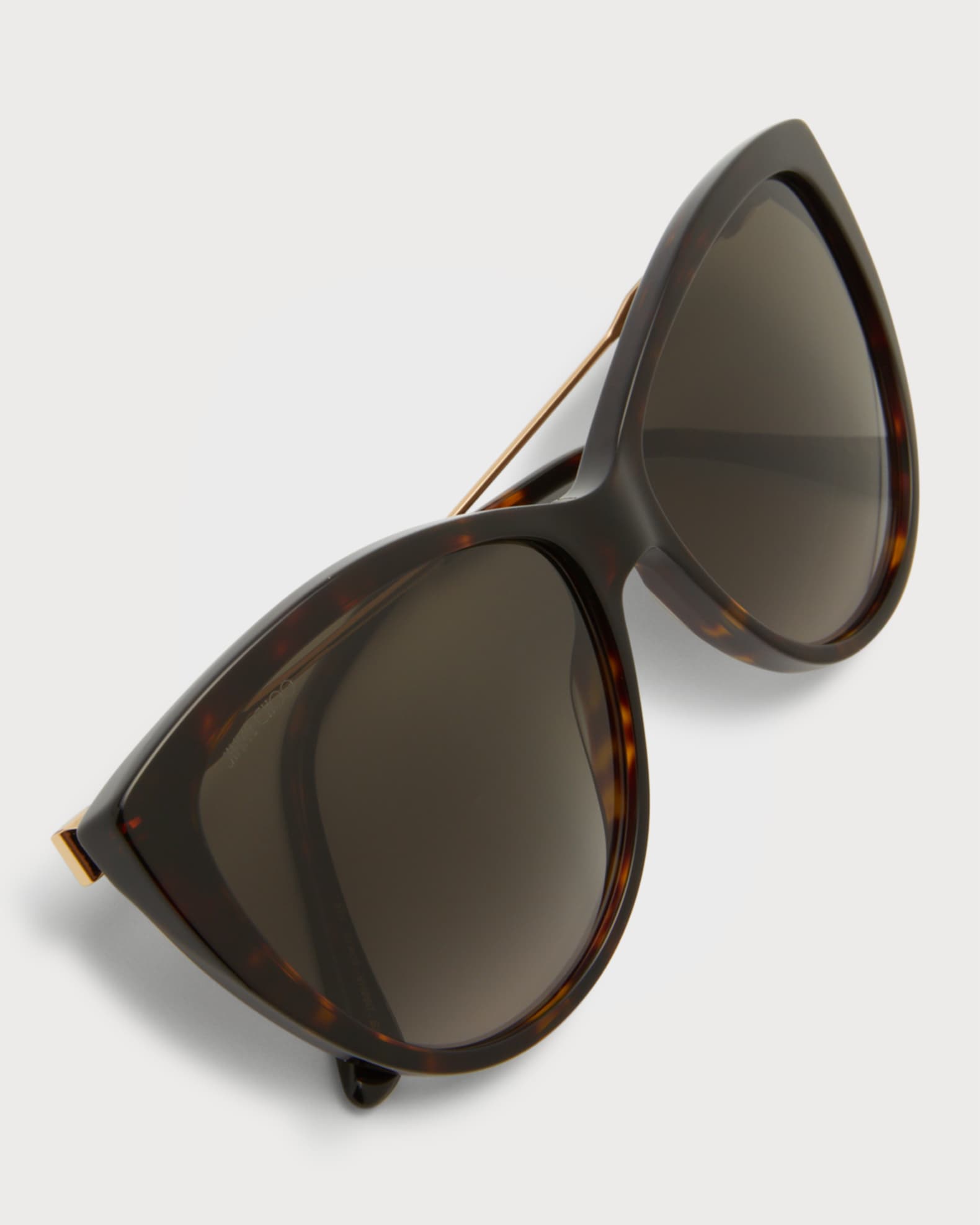 Jimmy Choo Rym Embellished Acetate & Metal Cat-Eye Sunglasses | Neiman Marcus