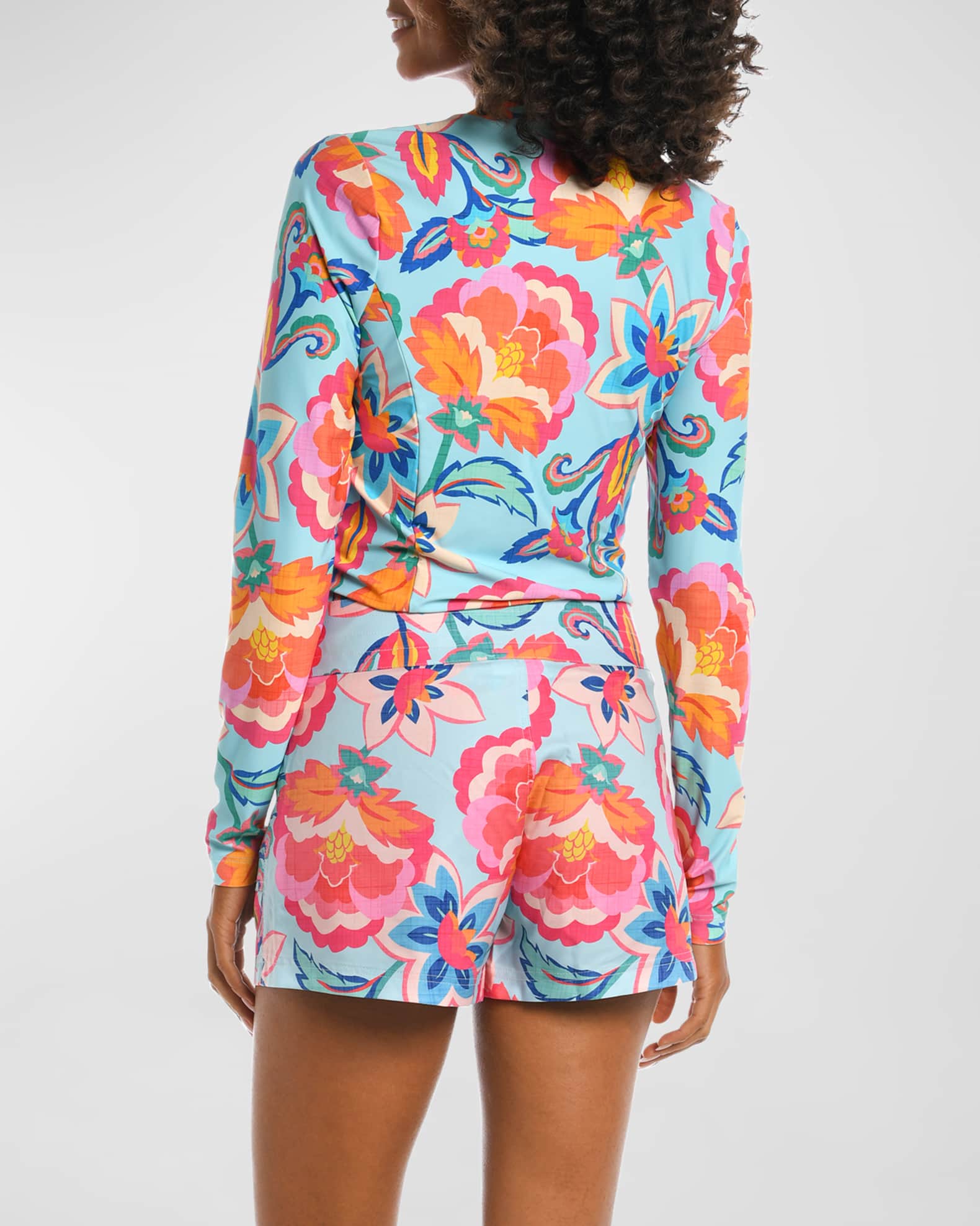 Breezy Rashguard Swimsuit | Neiman Marcus