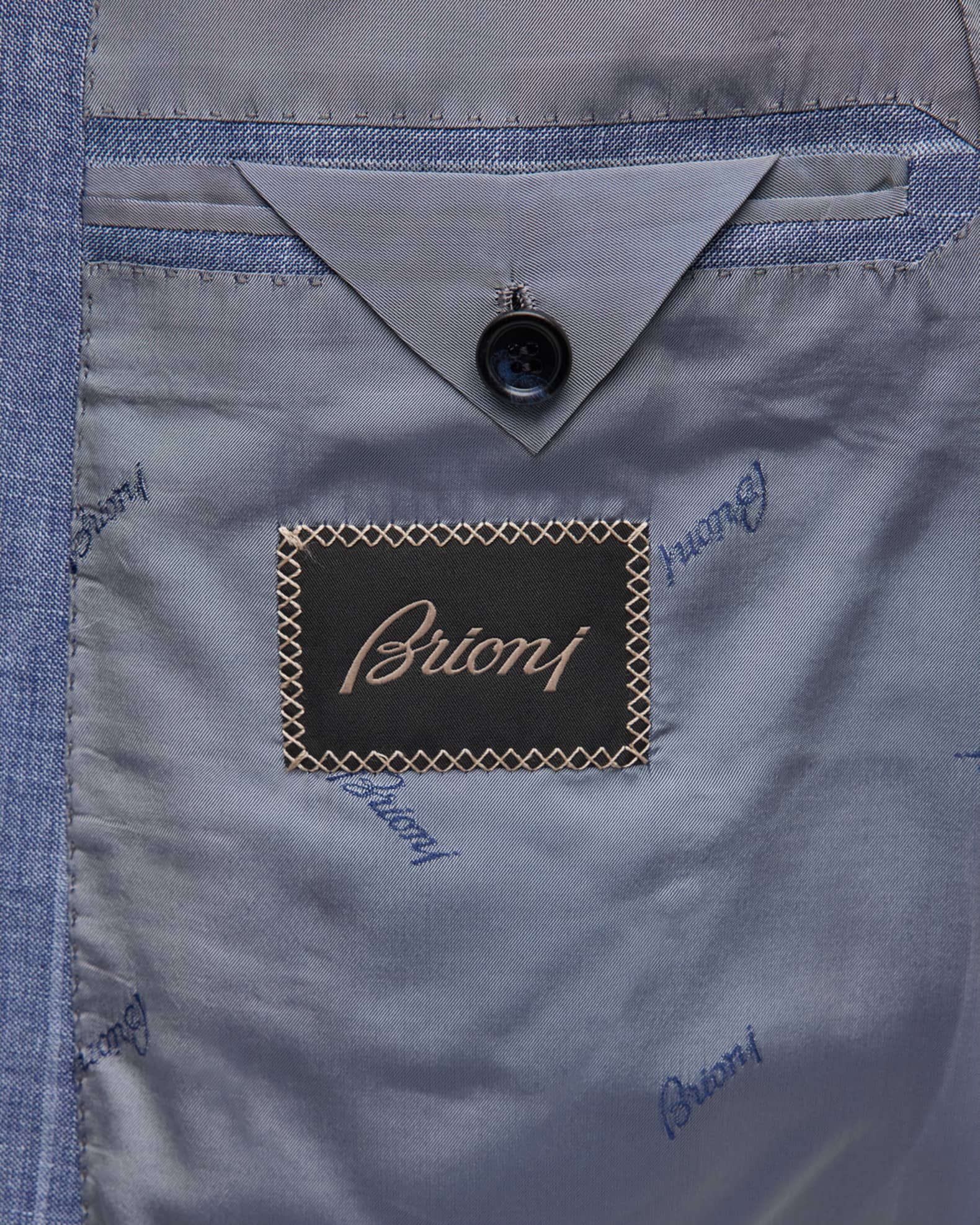 Brioni Men's Chalk Stripe Wool Suit | Neiman Marcus