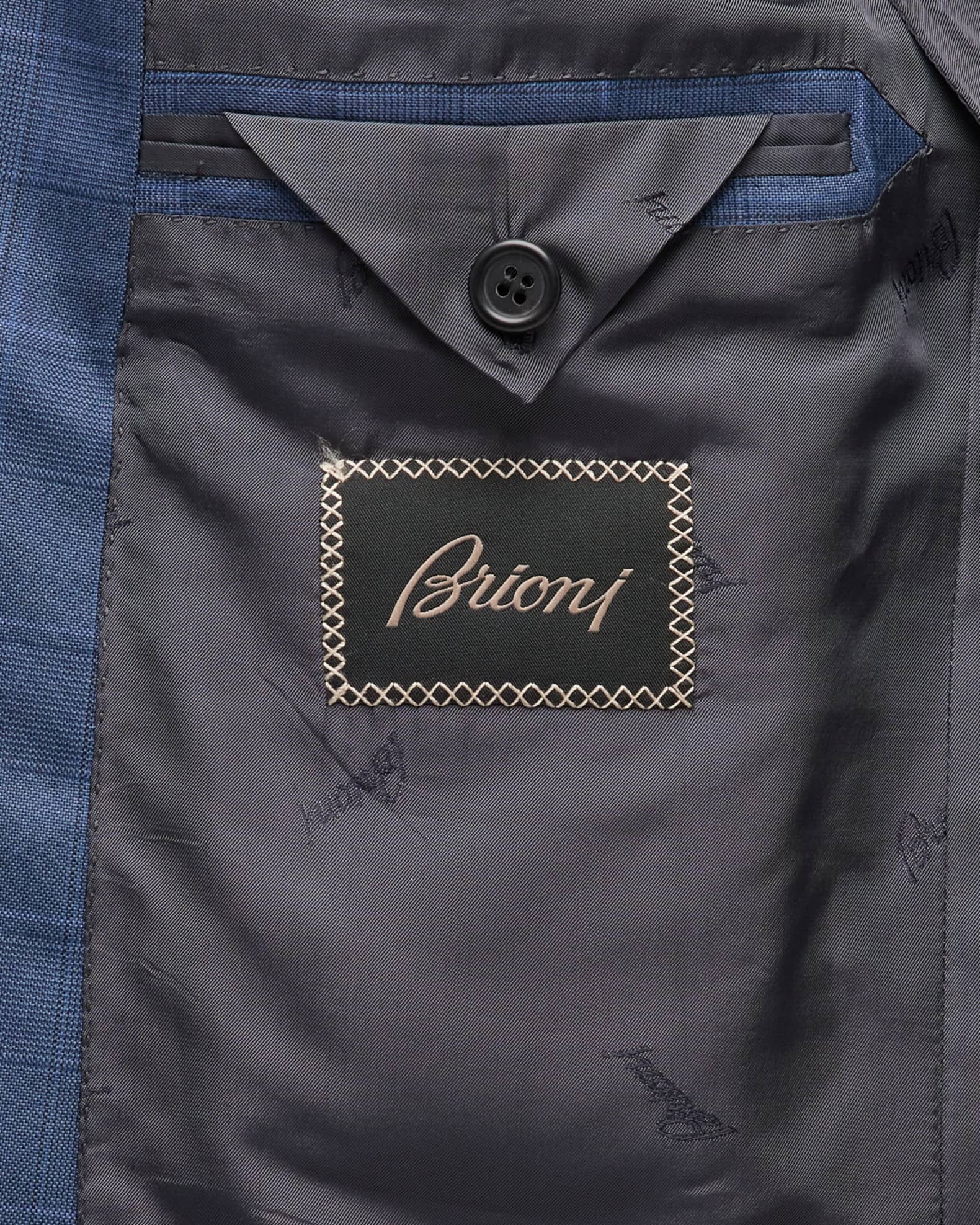 Brioni Men's Tonal Plaid Wool Suit | Neiman Marcus