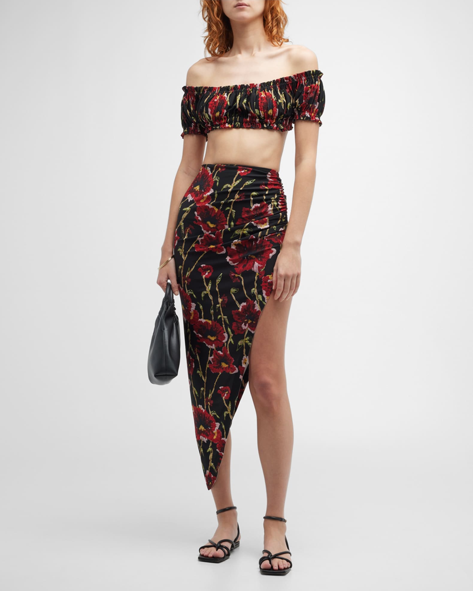 Norma Kamali Poppy Jose Off-Shoulder Top | Neiman Marcus