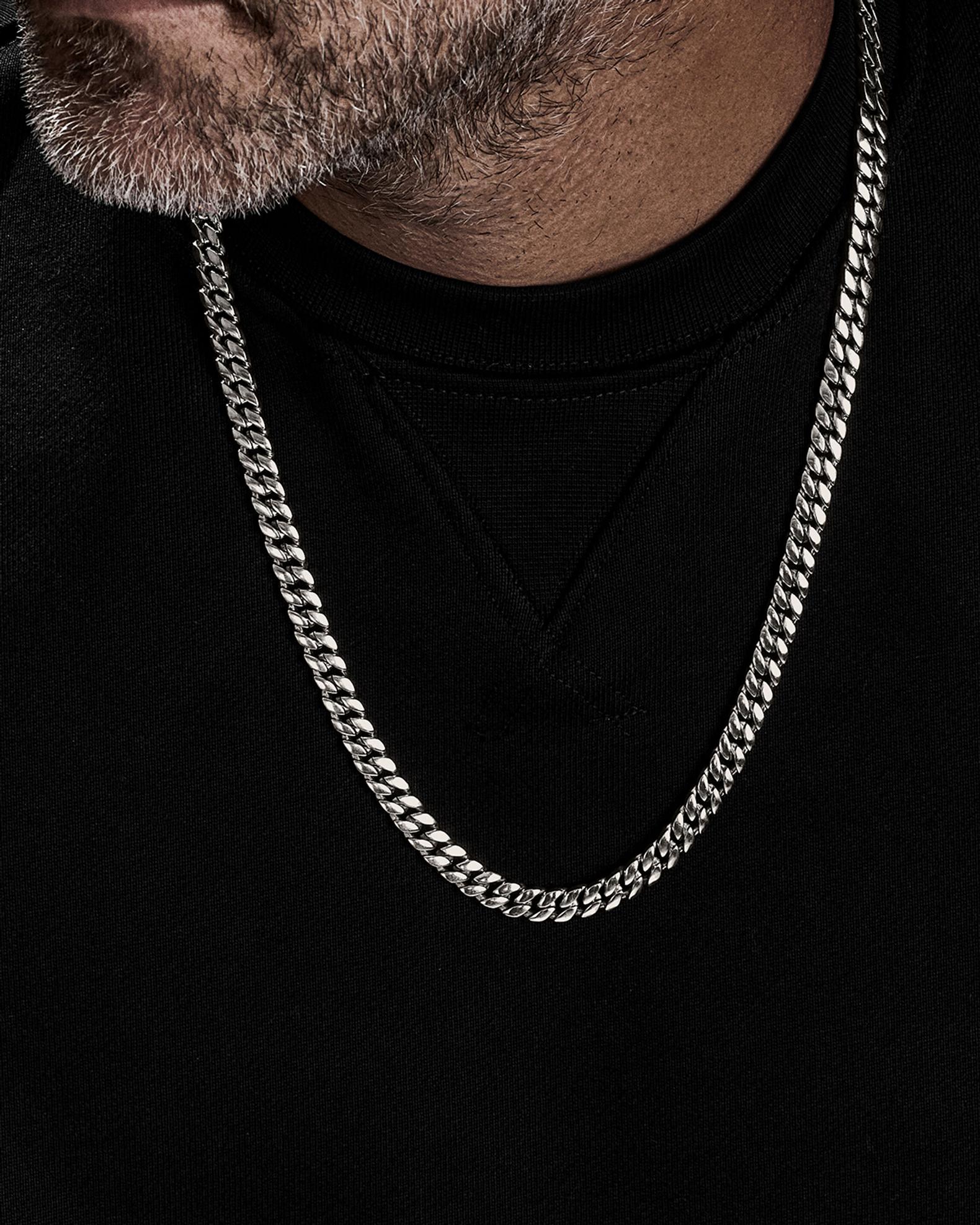 Men's Silver Curb Chain Necklaces | Neiman Marcus