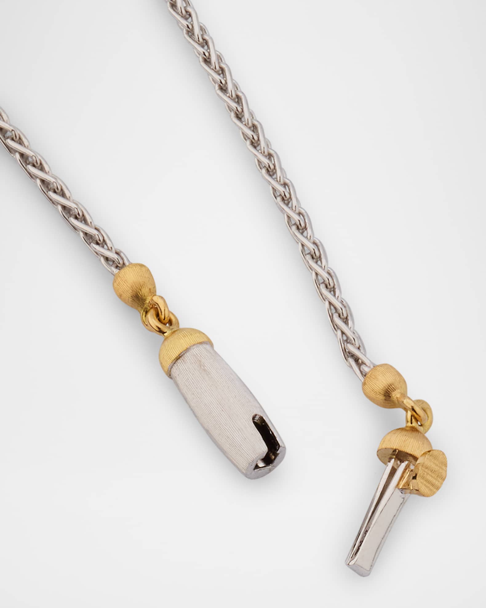 Buccellati Two-Tone 18K Gold Opera Tulle Diamond Pendant Necklace ...