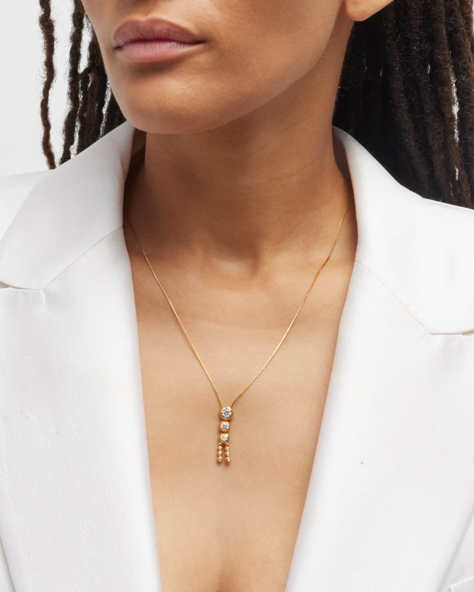 Cassidy Diamonds 18K Yellow Gold Diamond Pendant Necklace | Neiman Marcus