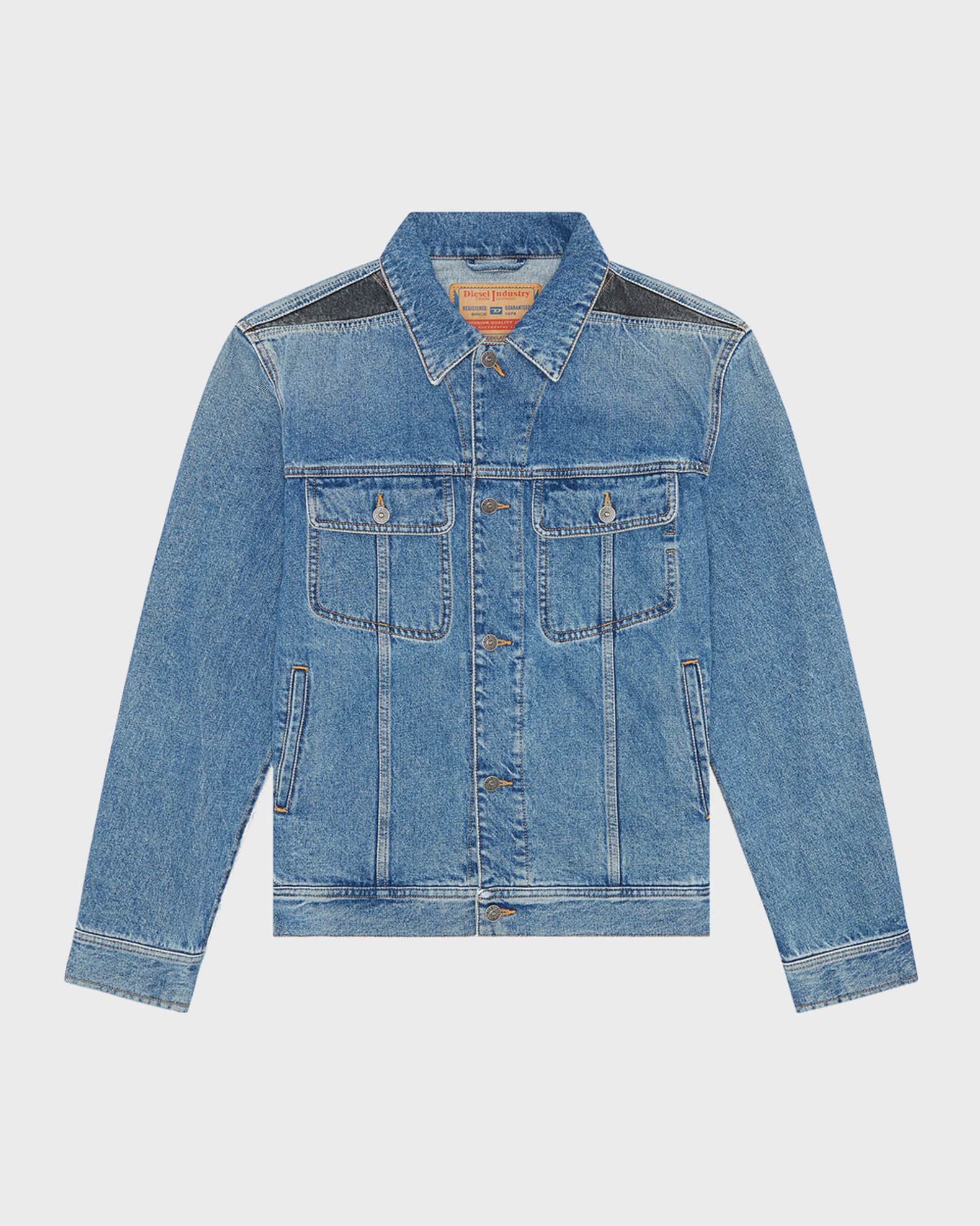 Diesel Men's D-Barcy-Rs Denim Trucker Jacket | Neiman Marcus