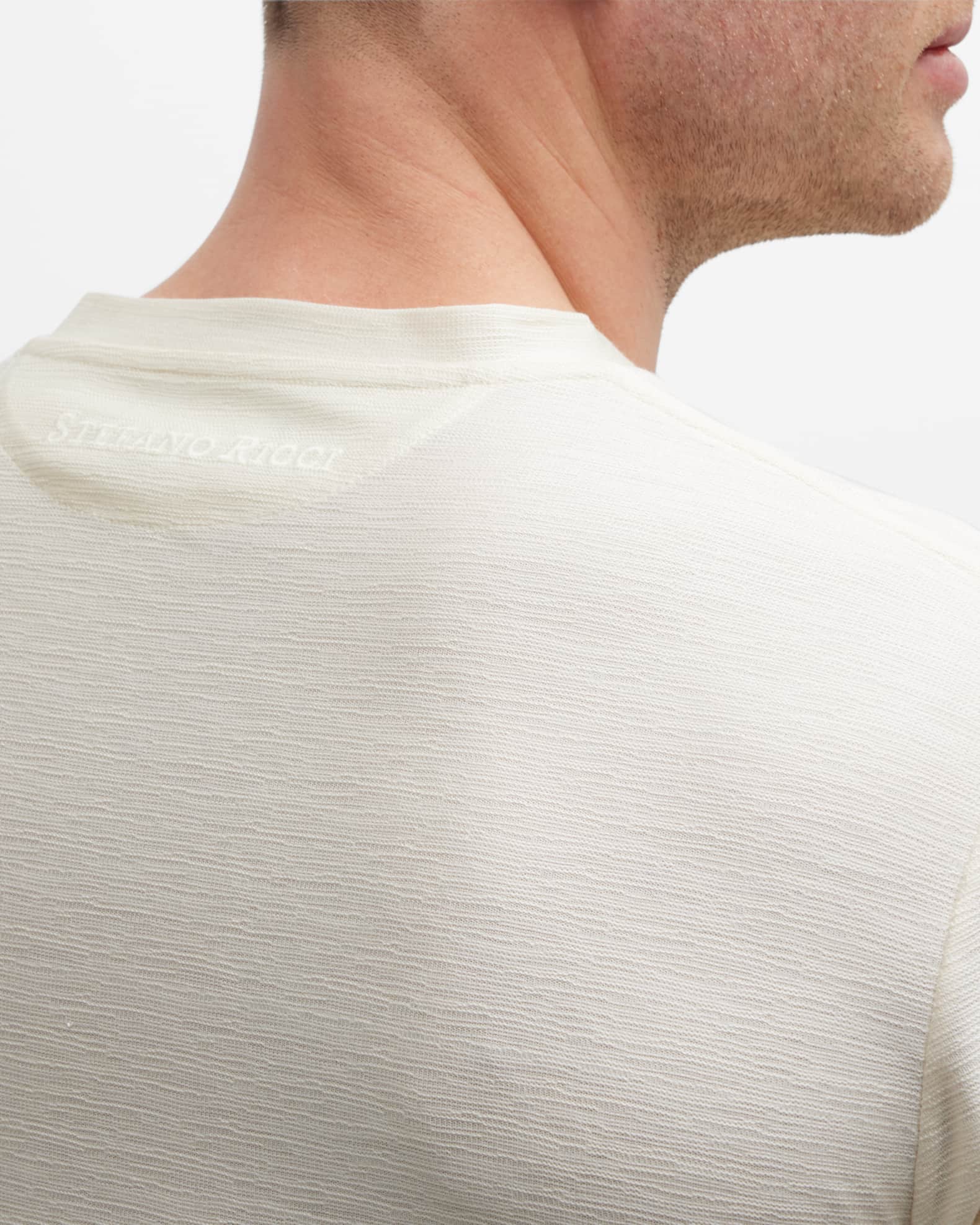 Stefano Ricci Men's Embroidered Silk T-Shirt | Neiman Marcus