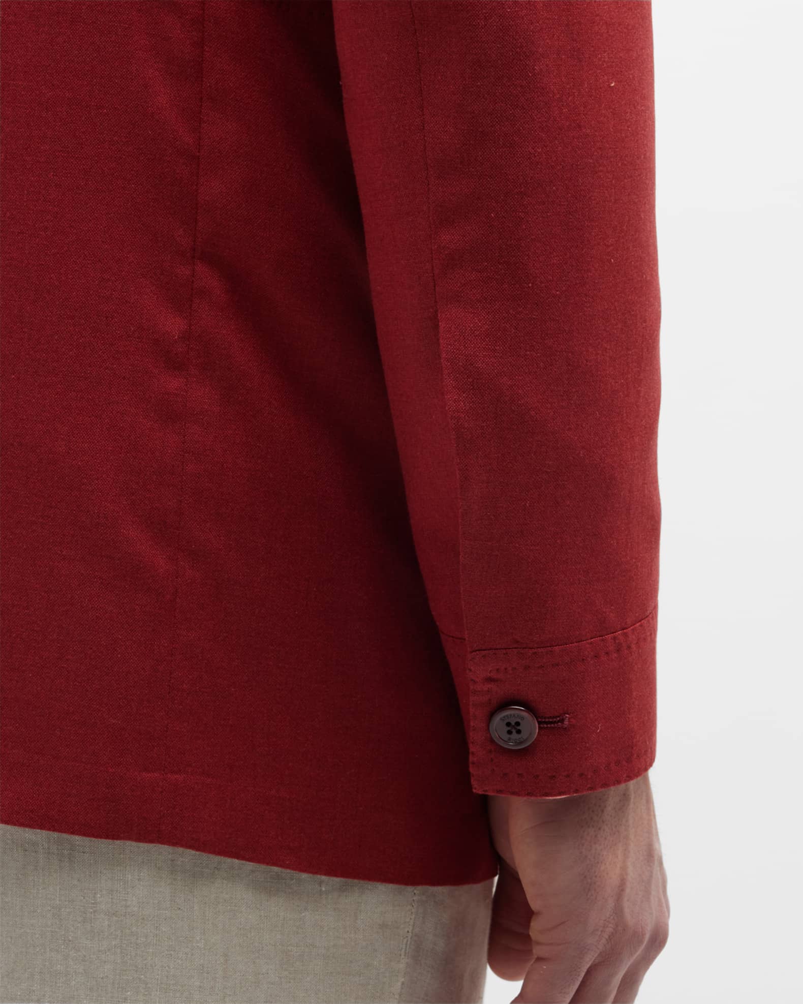 Stefano Ricci Men's Silk-Cashmere Field Jacket | Neiman Marcus