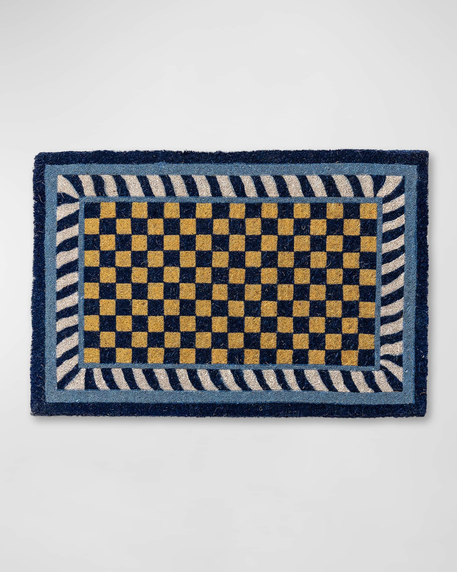 MacKenzie-Childs Royal Check Entrance Mat, 2' x 3' | Neiman Marcus