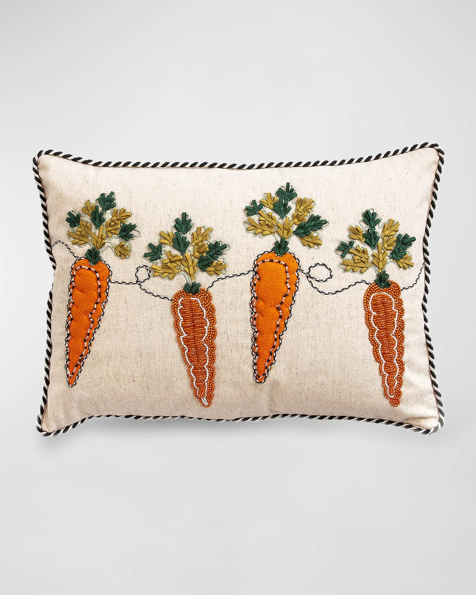 MacKenzie-Childs Carrot Lumbar Pillow | Neiman Marcus