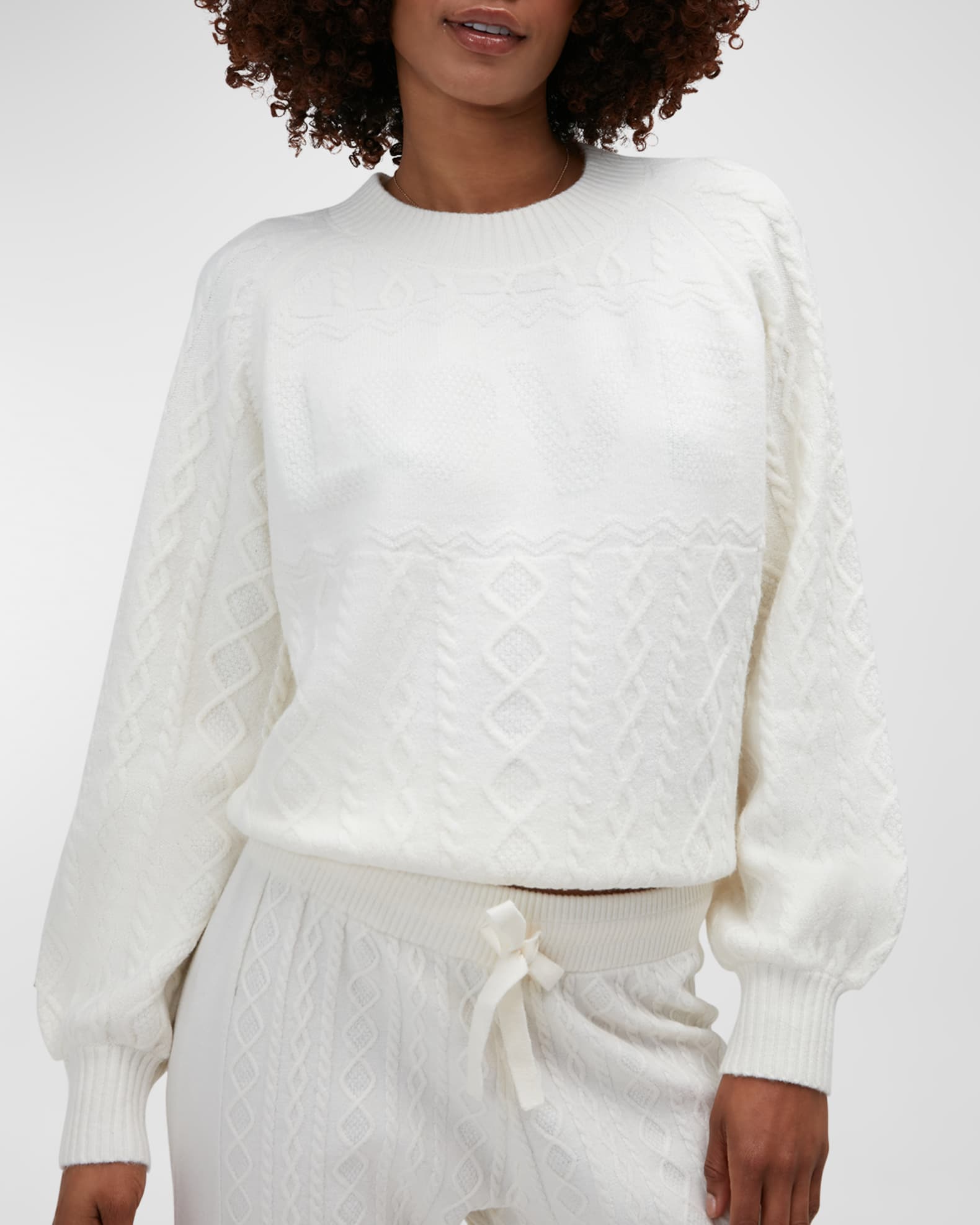 Spiritual Gangster Love Cable-Knit Sweater | Neiman Marcus