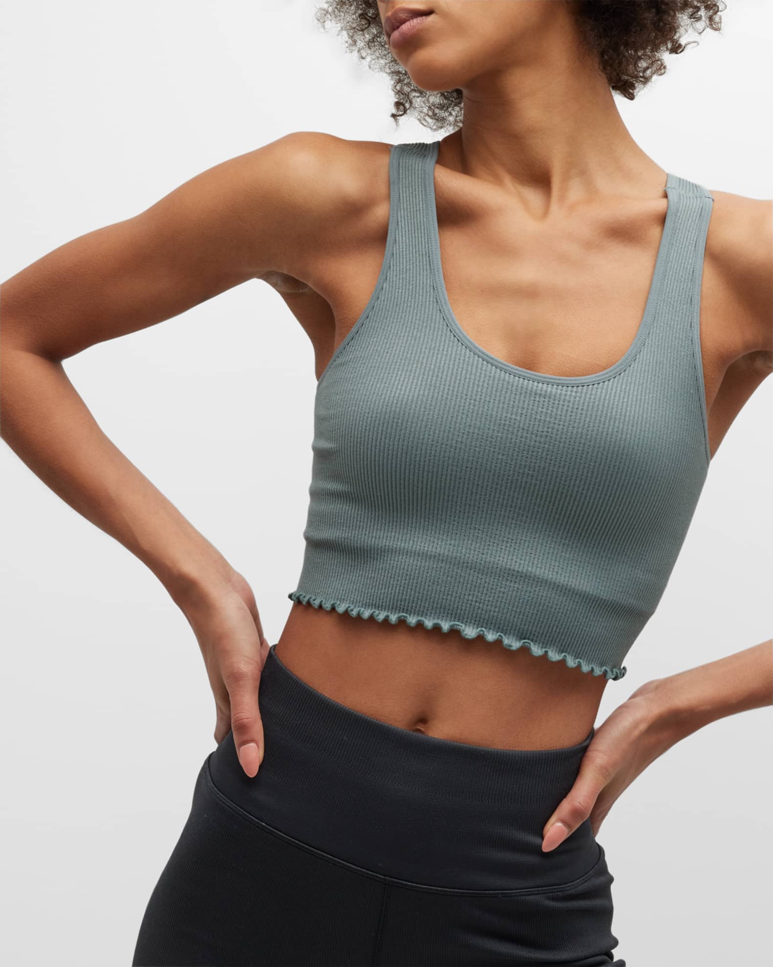 Spiritual Gangster Amor Seamless Crop Tank Neiman Marcus