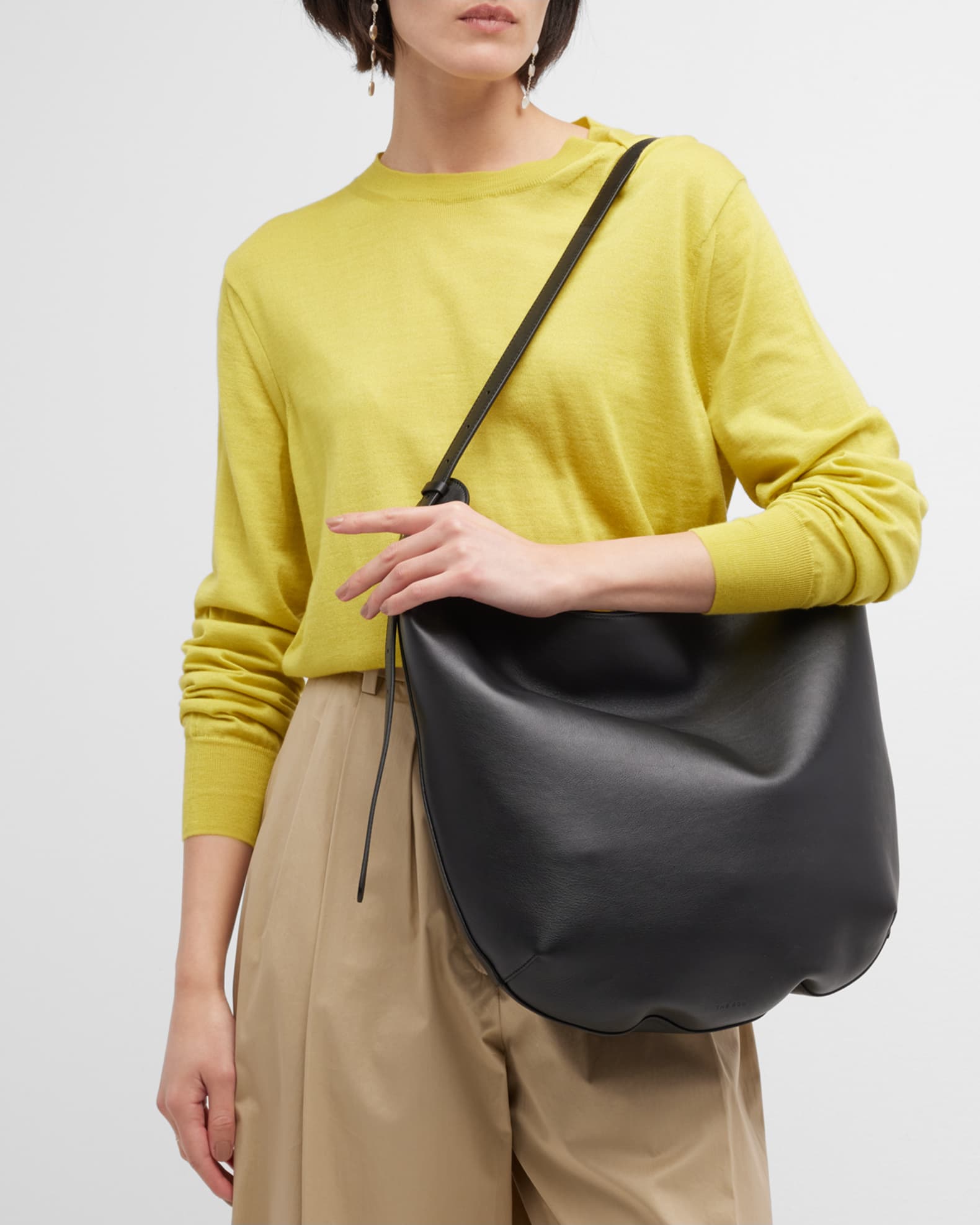 THE ROW Allie Shoulder Bag in Calf Leather | Neiman Marcus