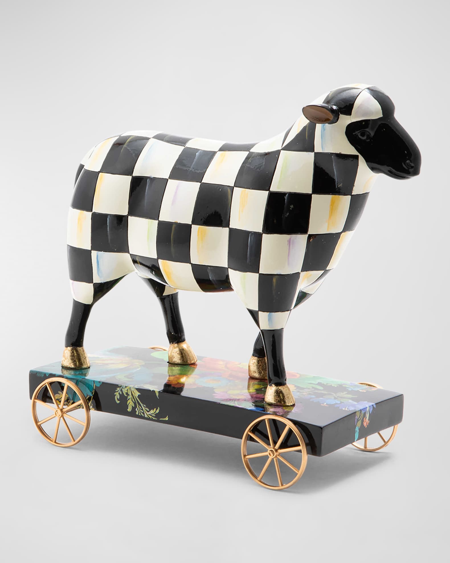 MacKenzie-Childs Courtly Check Sheep On Parade | Neiman Marcus