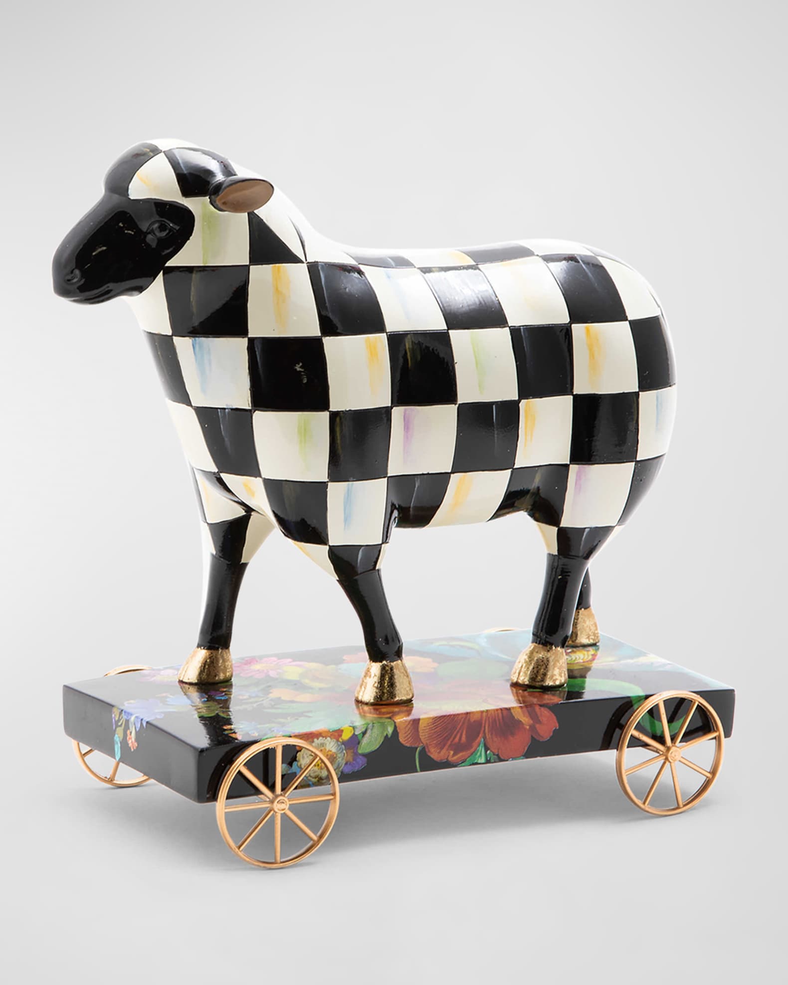 MacKenzie-Childs Courtly Check Sheep On Parade | Neiman Marcus