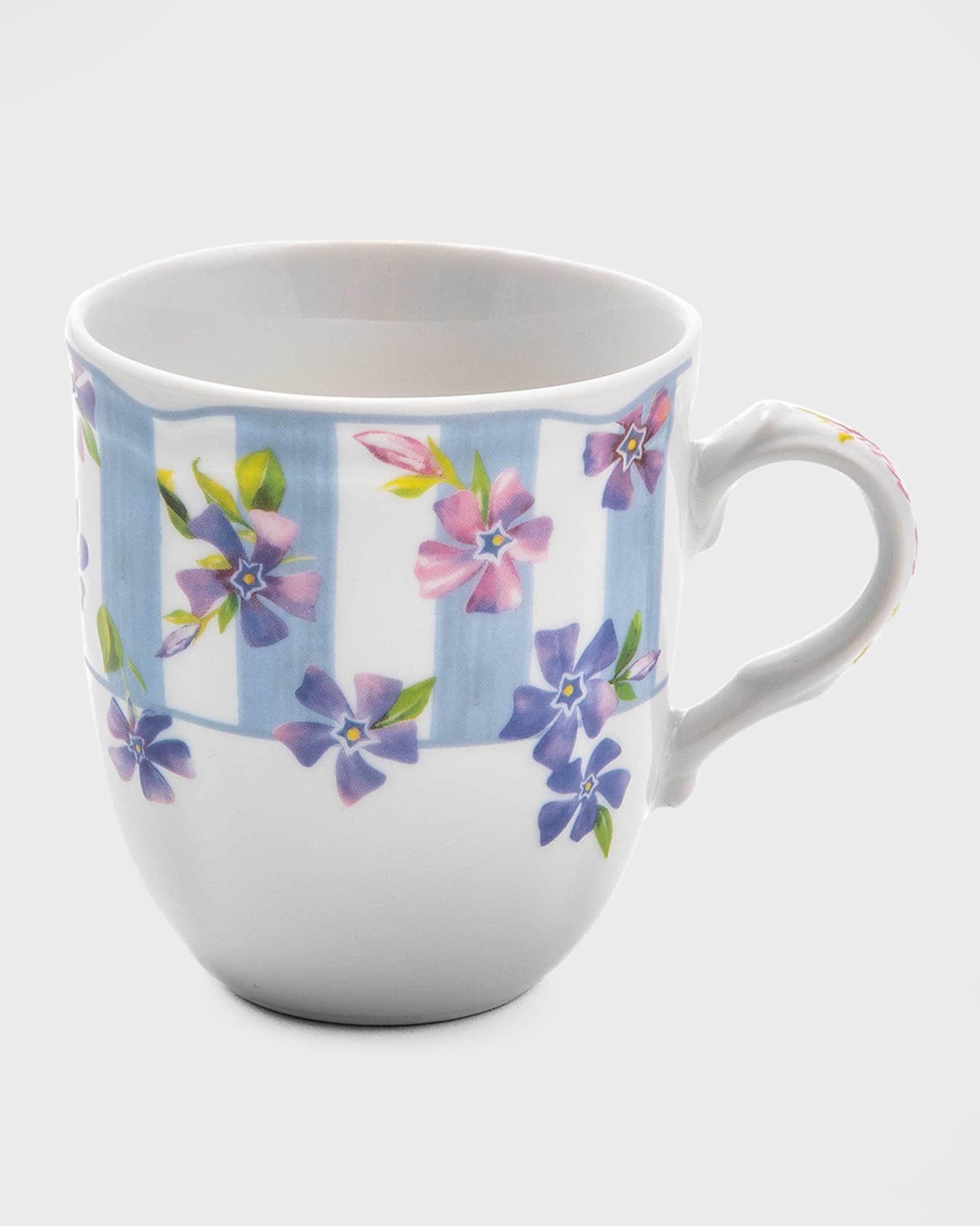 MacKenzie-Childs Wildflowers Porcelain Mug | Neiman Marcus