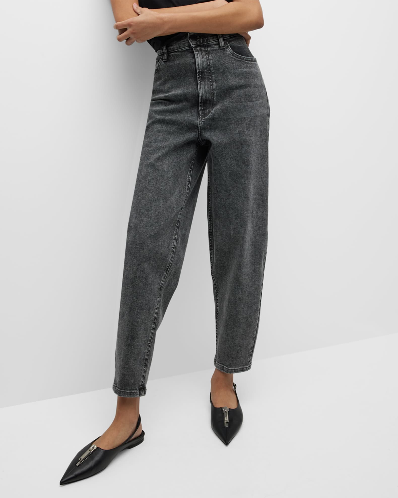 Tomorrow Cate Bullet-Shape Crop Jeans | Neiman Marcus