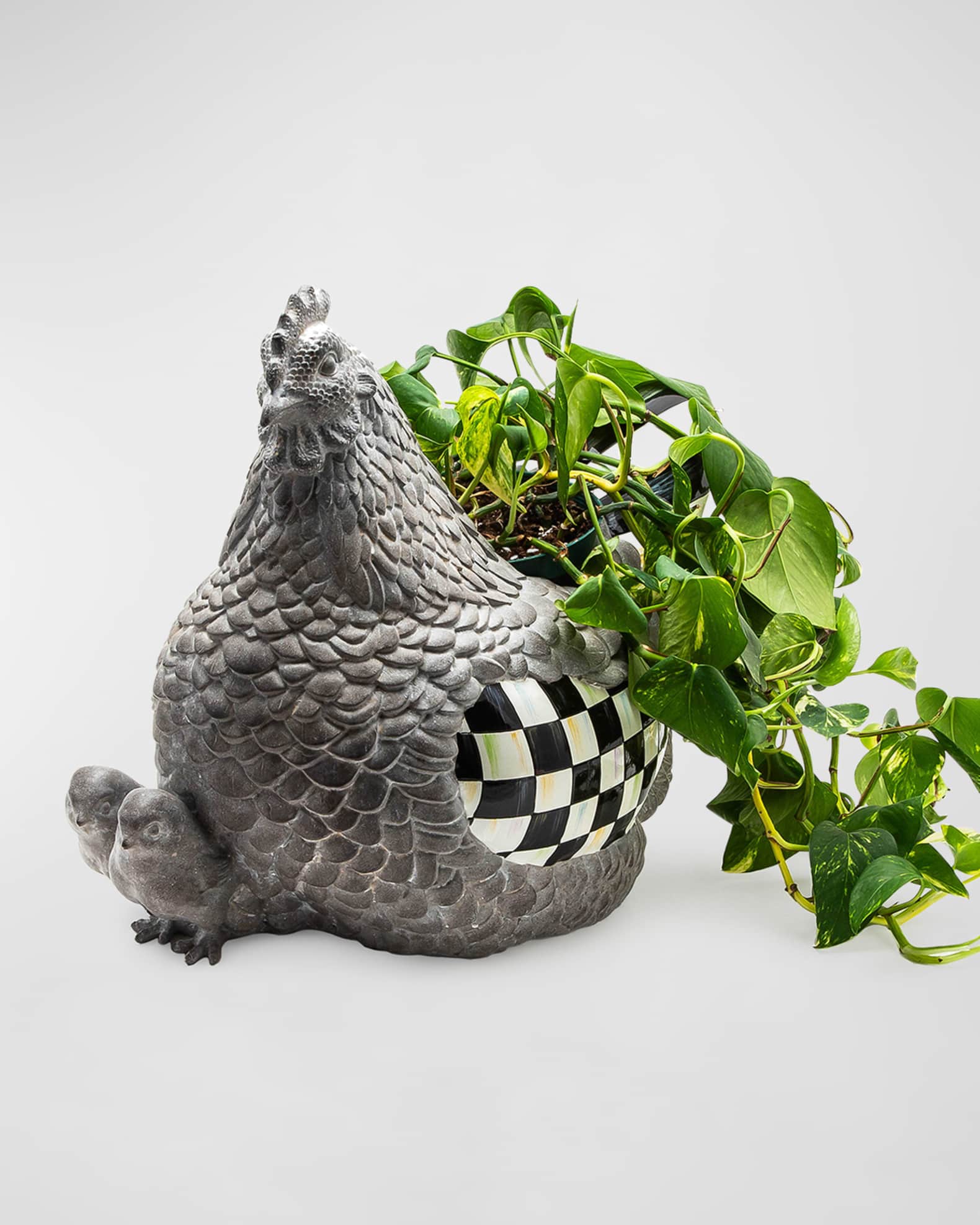 MacKenzie-Childs Naturals Mother Hen Planter | Neiman Marcus